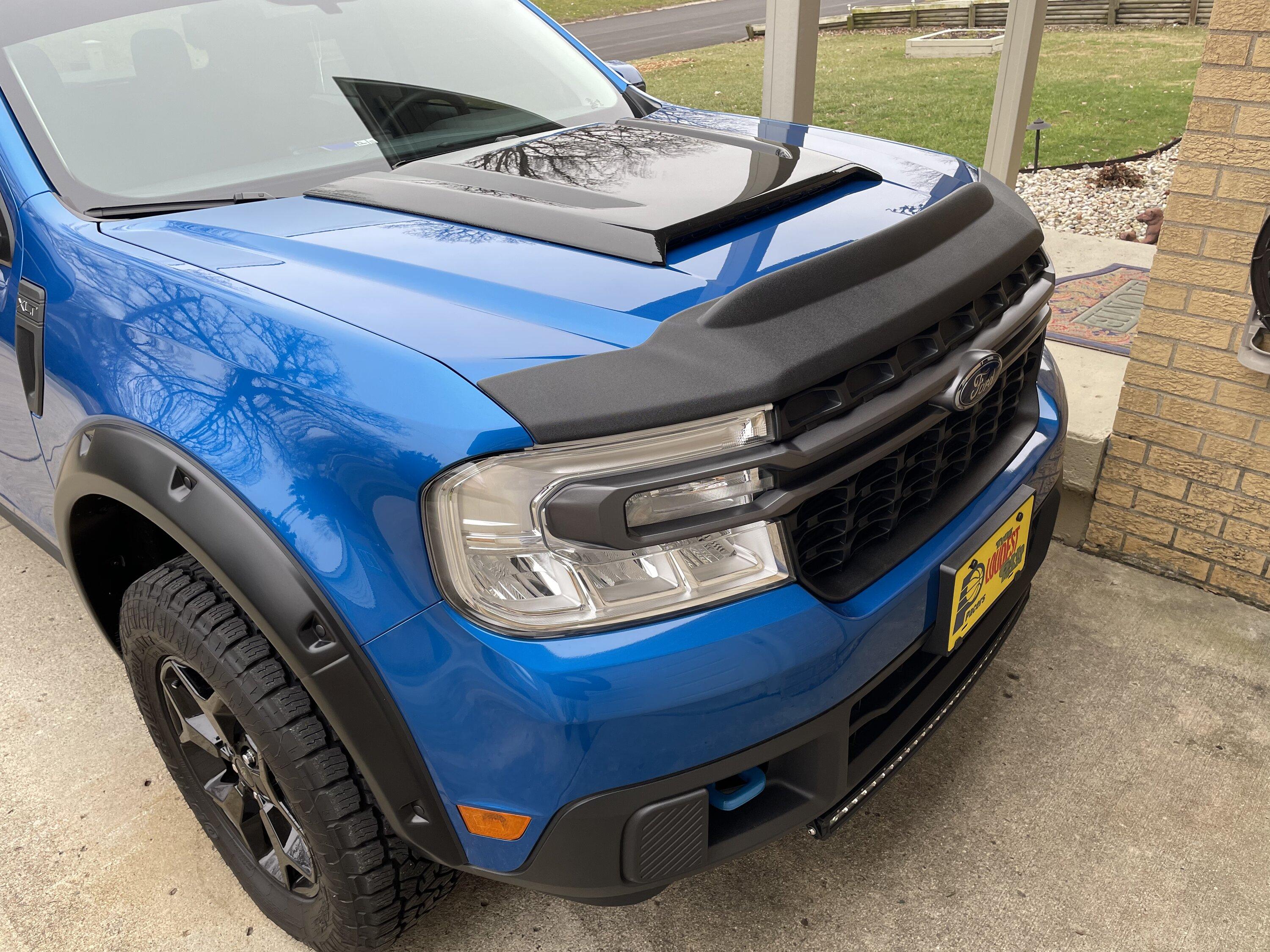 Cleared Coated my Hood Scoop | MaverickTruckClub - 2022+ Ford Maverick ...
