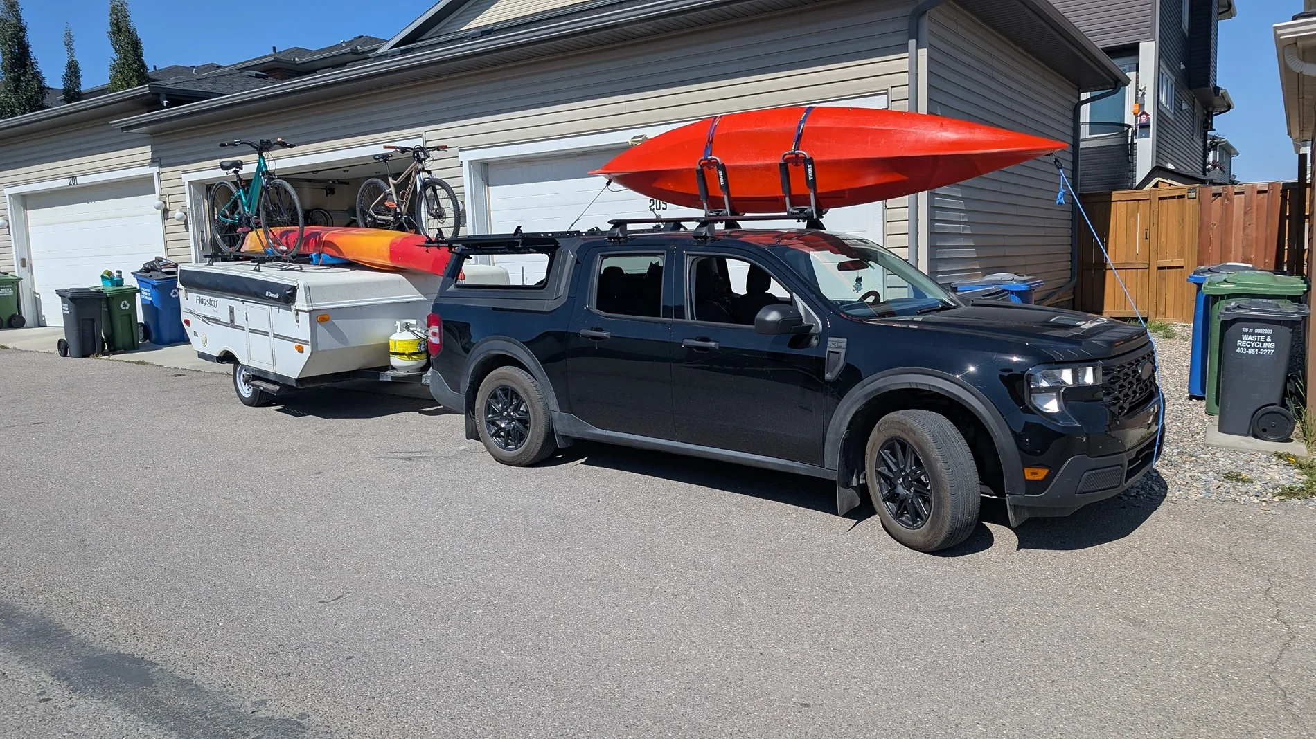 Fully loaded 2000m/6500ft above sea level towing camping trip w/ 2025 ...