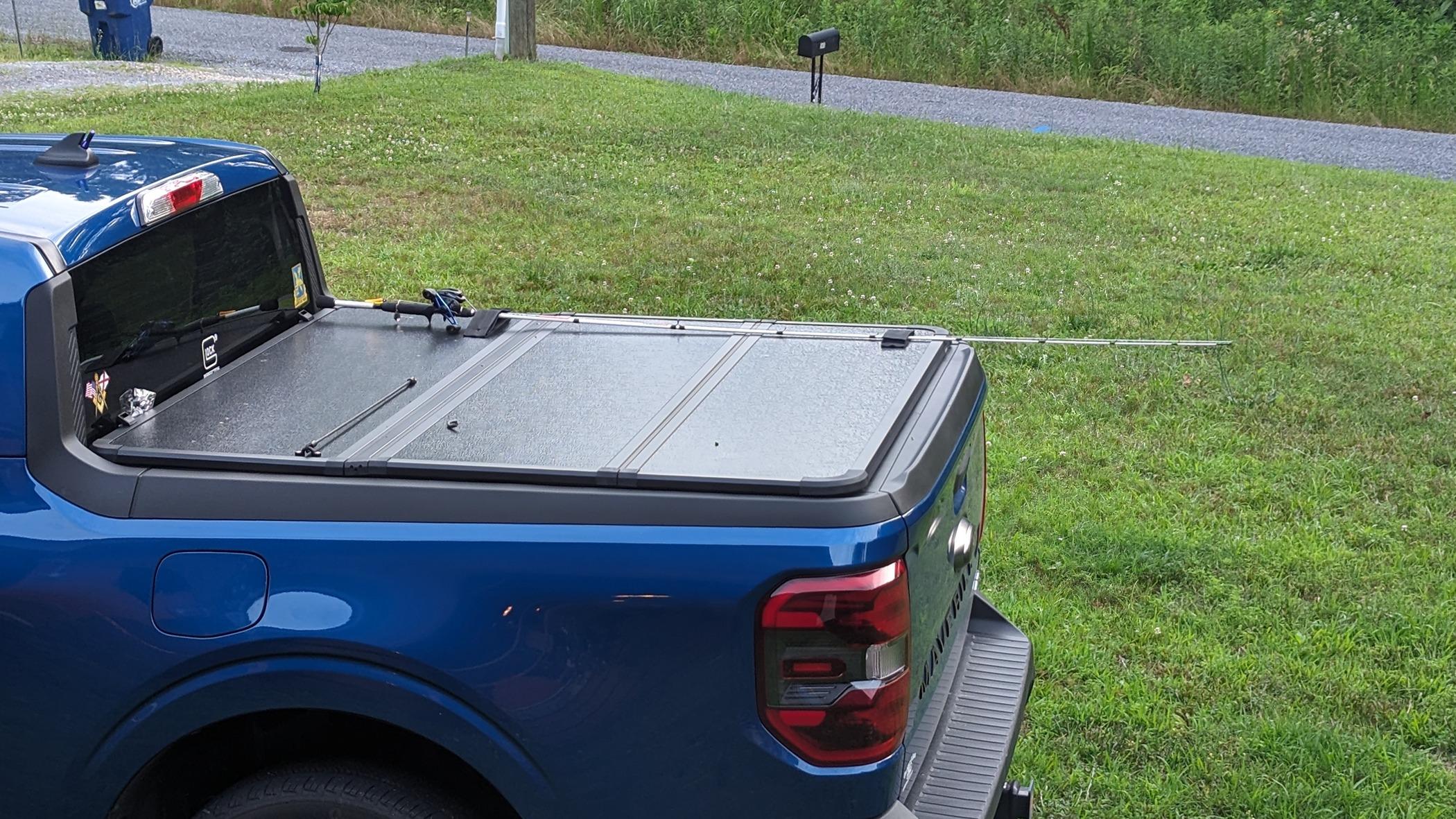 Hauling a six foot fishing pole in a 4 1/2 foot bed ...