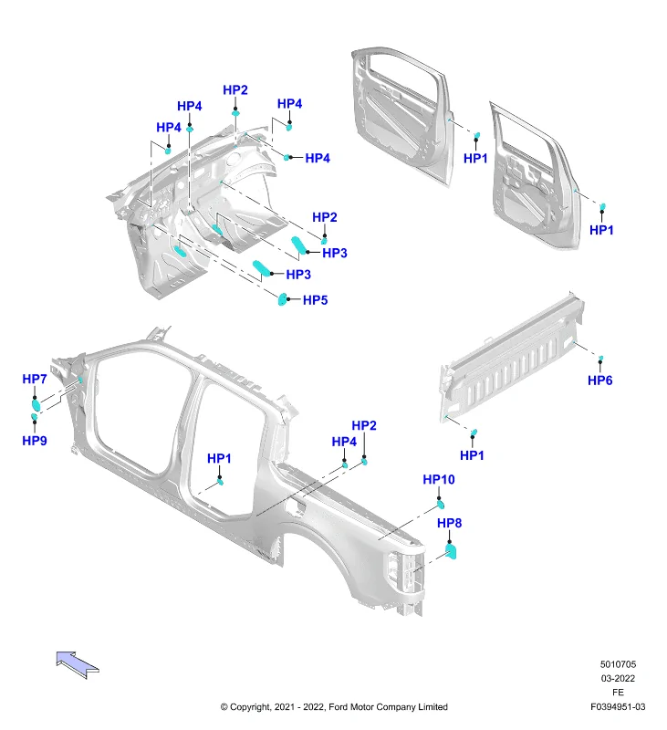 Firewall Grommet Part #? | MaverickTruckClub - 2022+ Ford Maverick ...