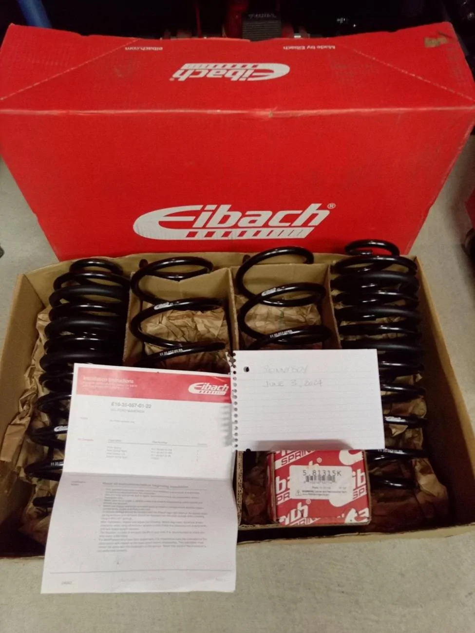 Pennsylvania - Eibach Pro Kit Lowering Springs - FWD + camber bolts ...
