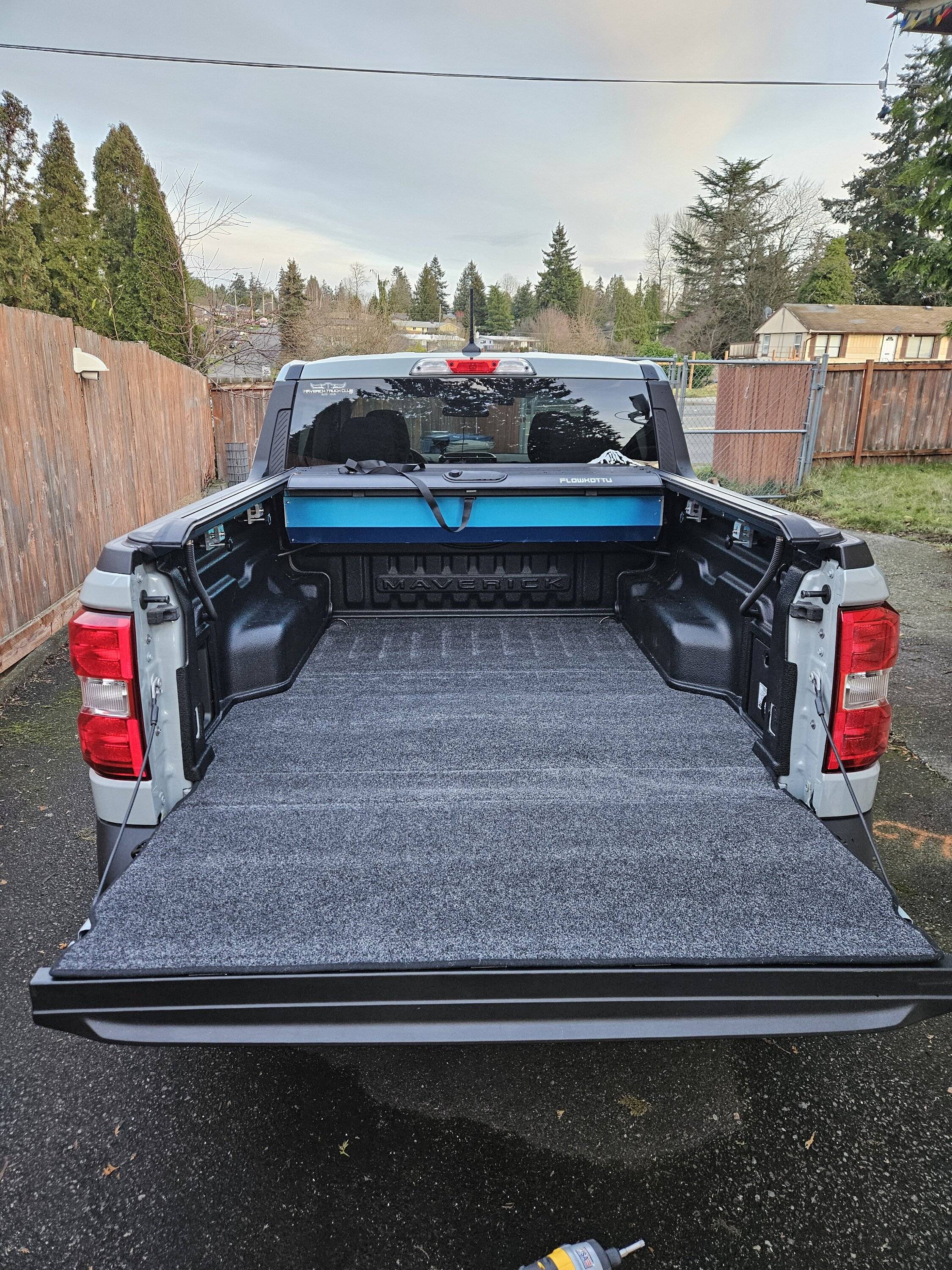 Replaced "factory" drop in bed liner tray and Tailgate with bedrug ...