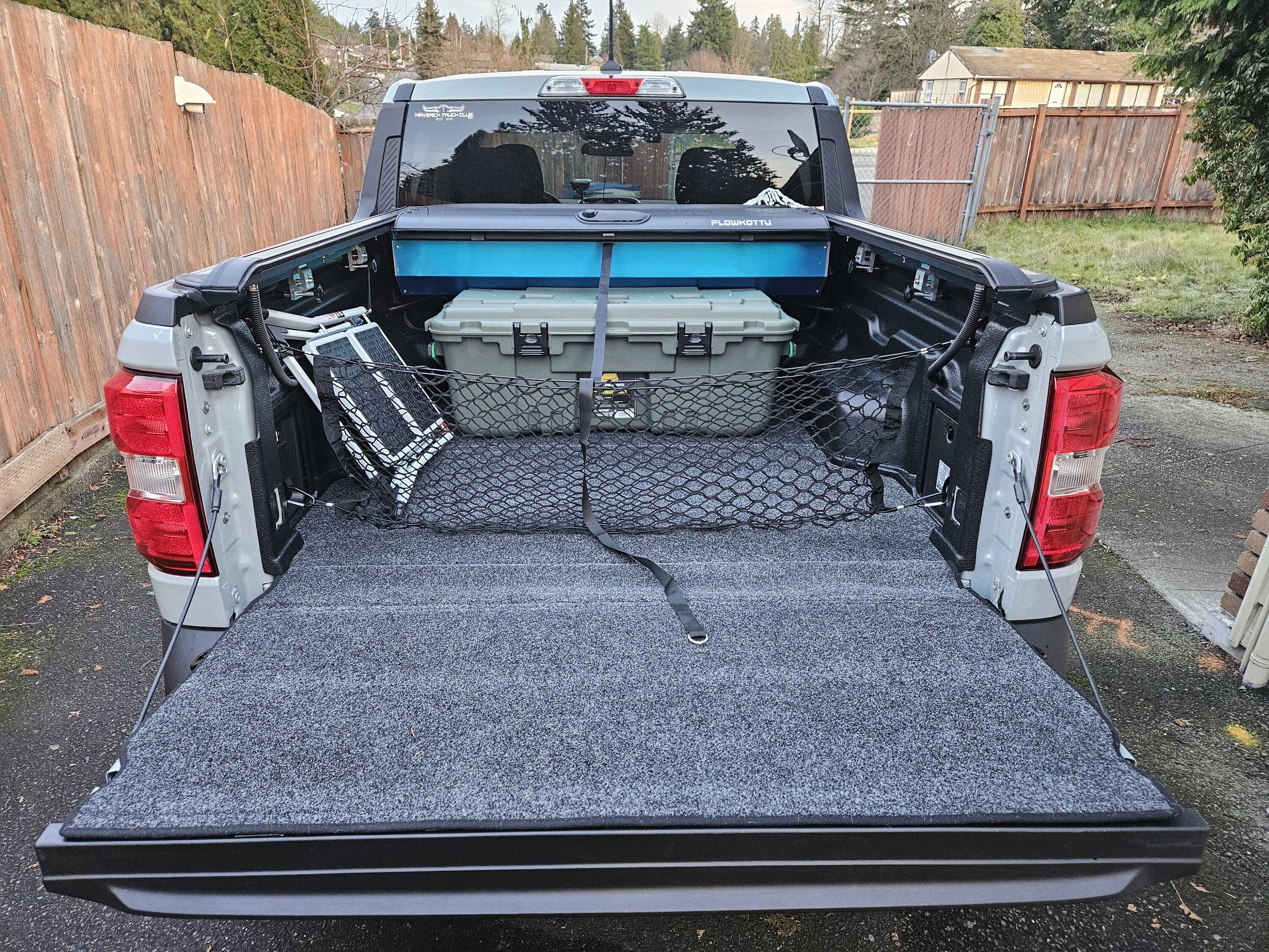 Replaced "factory" drop in bed liner tray and Tailgate with bedrug ...