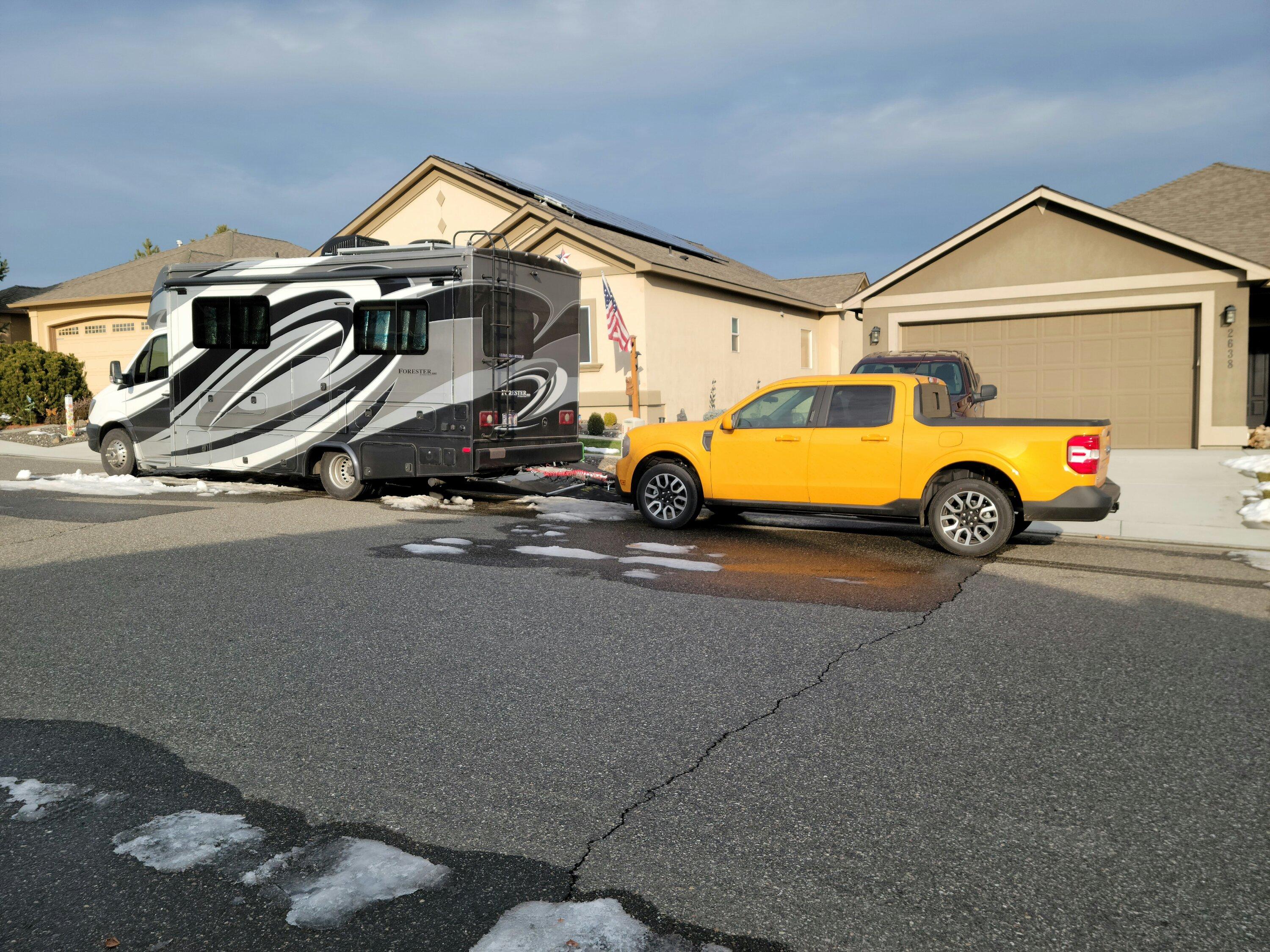 Maverick as an RV towed | MaverickTruckClub - 2022+ Ford Maverick ...