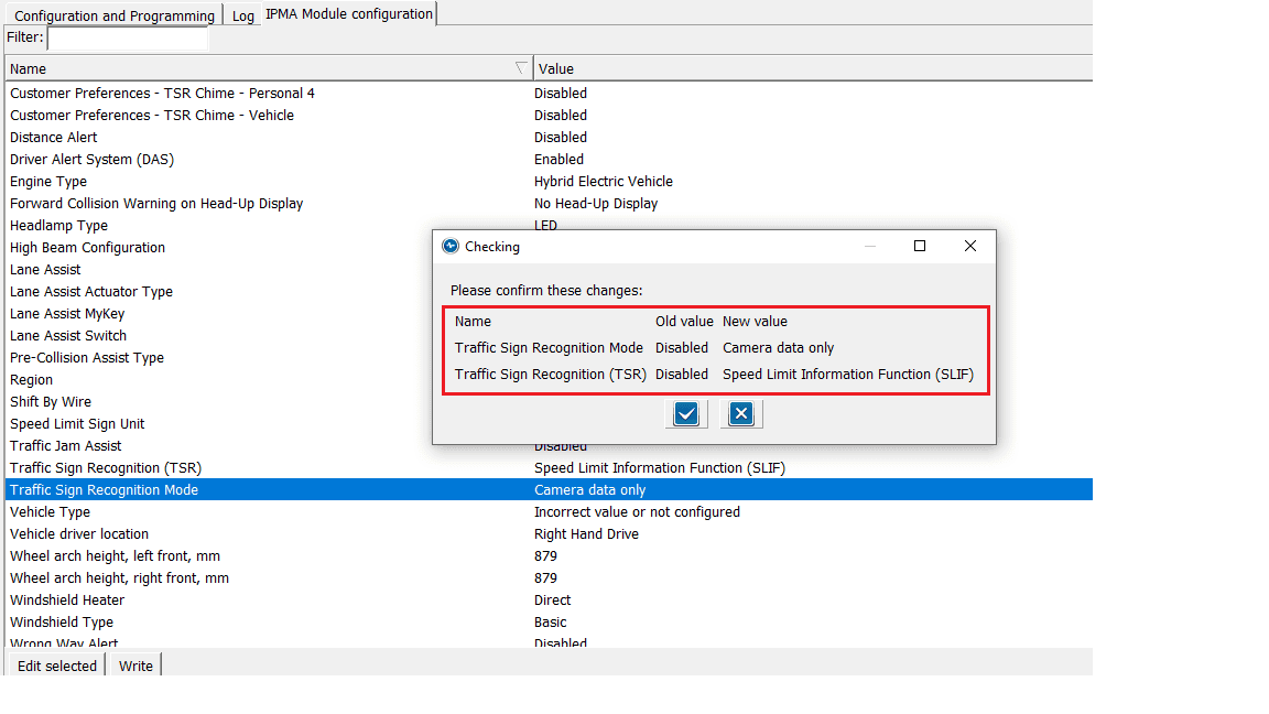 Traffic Sign Recognition (TSR) Enable via FORScan on 2023 XLT Hybrid w ...
