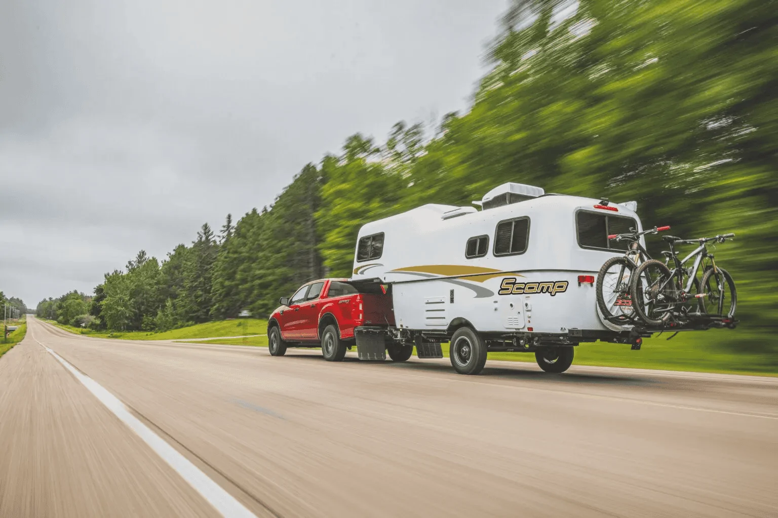 Tow scamp 5th wheel trailer? | MaverickTruckClub - 2022+ Ford Maverick ...