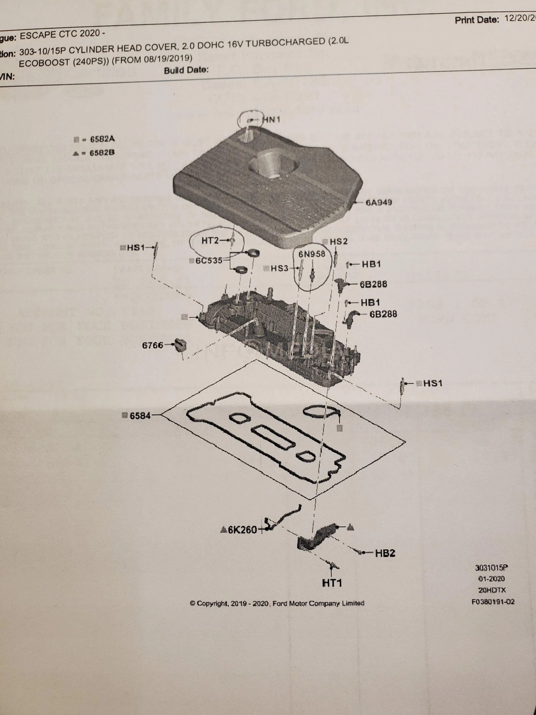 Engine Cover installed in 2.0L Ecoboost Maverick engine bay (From ...