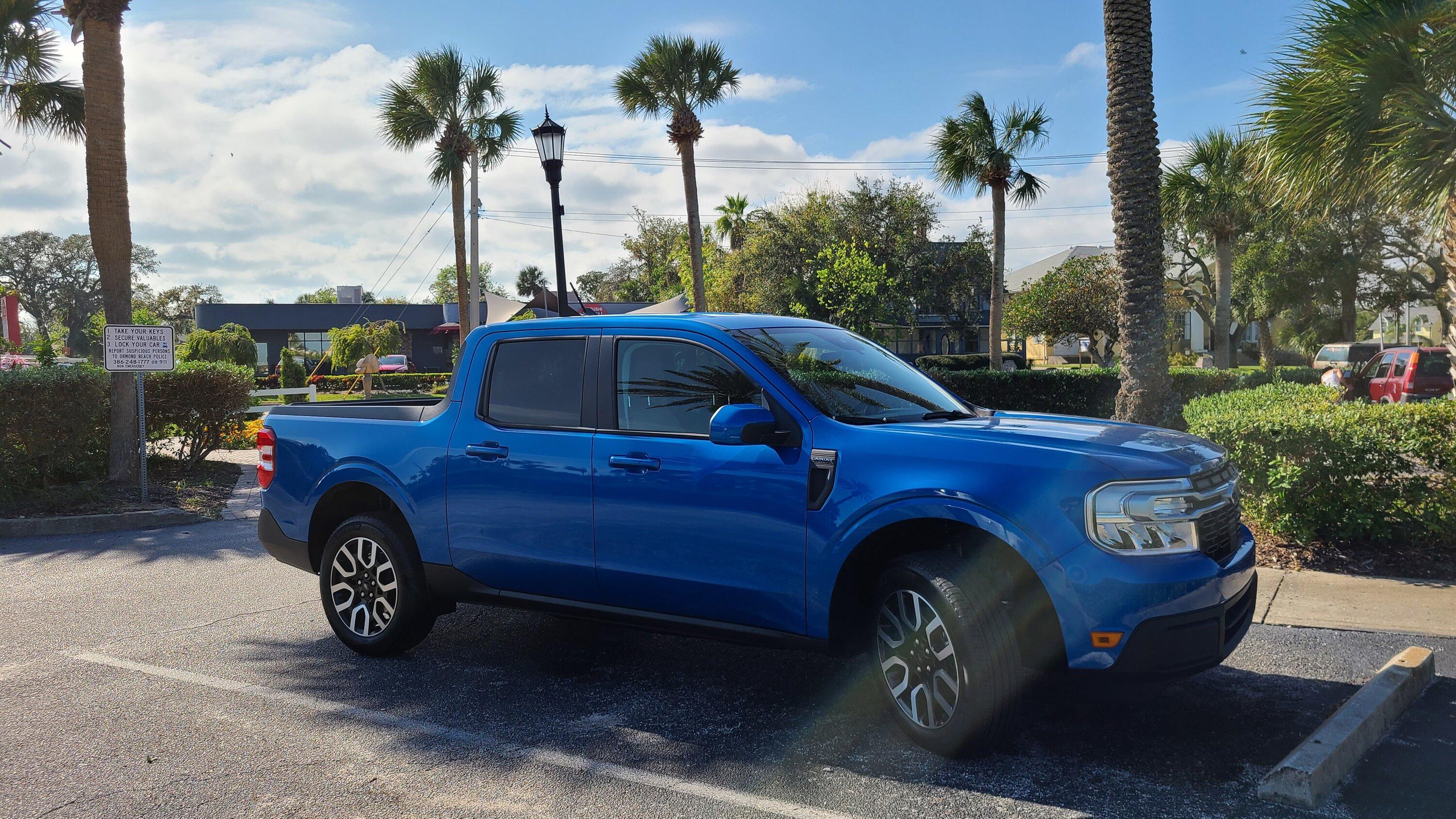 Thoughts after first 1K+ miles in my Velocity Blue Hybrid Lariat w/Lux ...