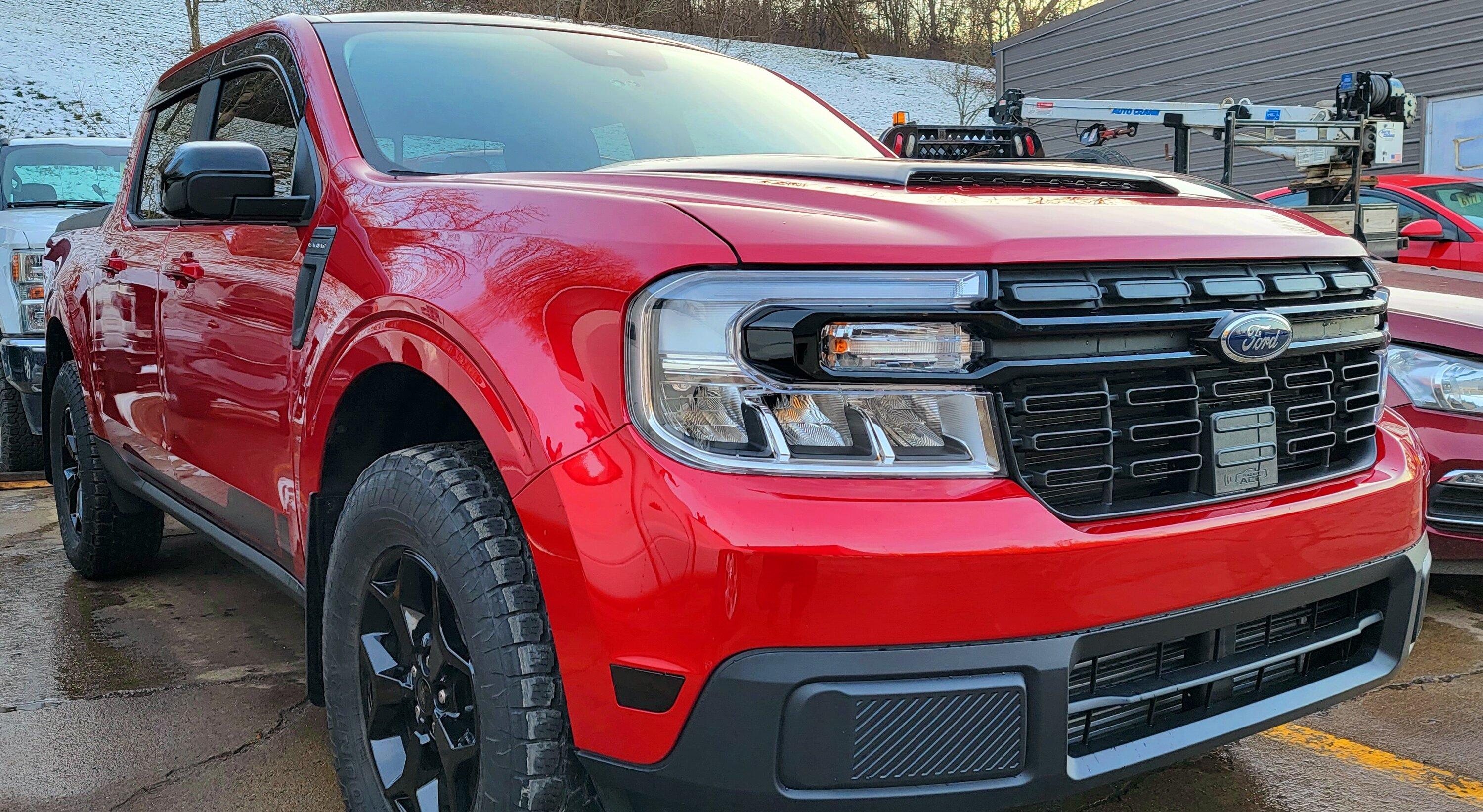 2" Lift with 255/70r17 on First Edition Maverick Lariat ...