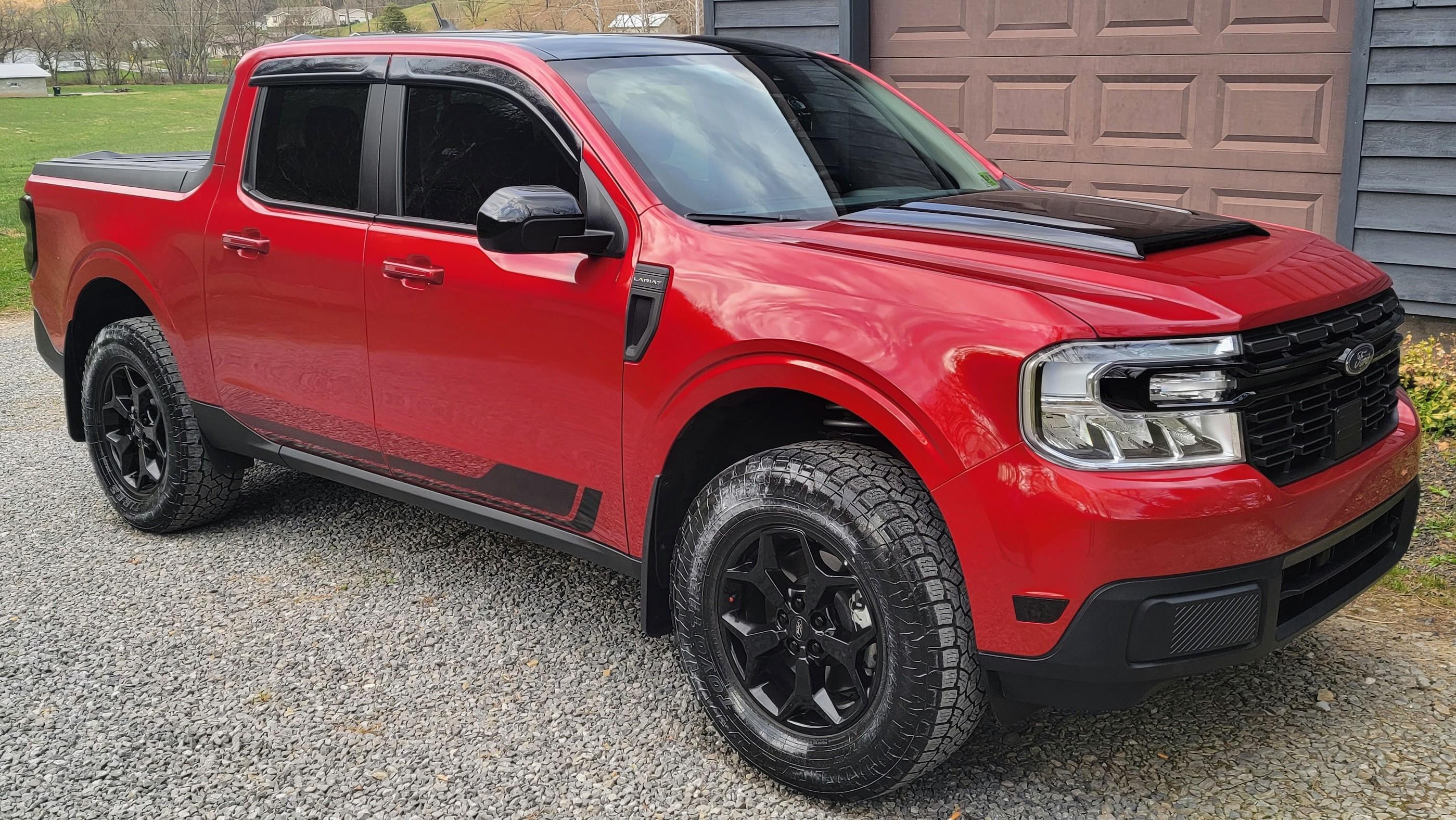 2" Lift with 255/70r17 on First Edition Maverick Lariat ...