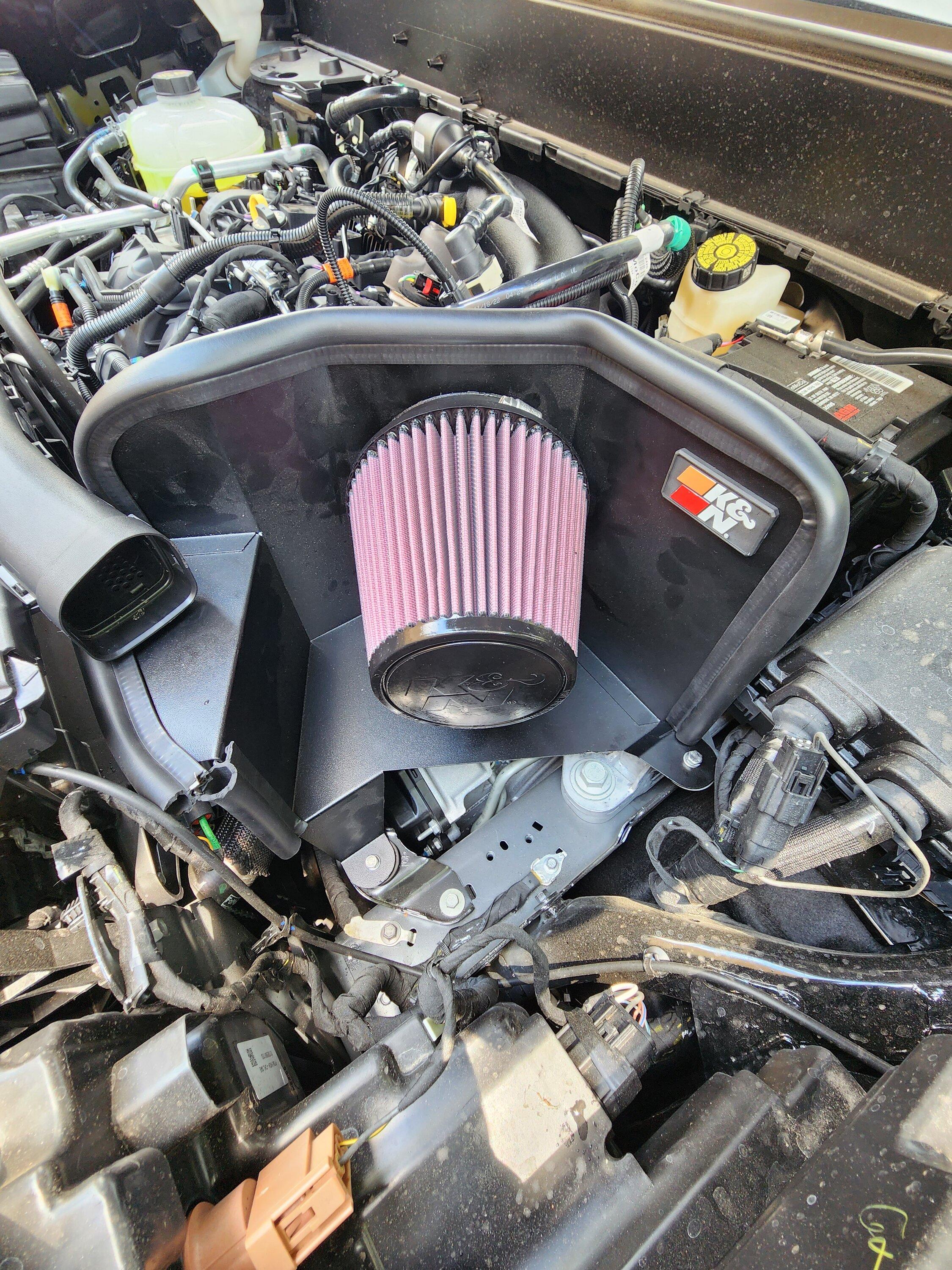 2.0L K&N intake installed + Boomba BoV | MaverickTruckClub - 2022+ Ford ...