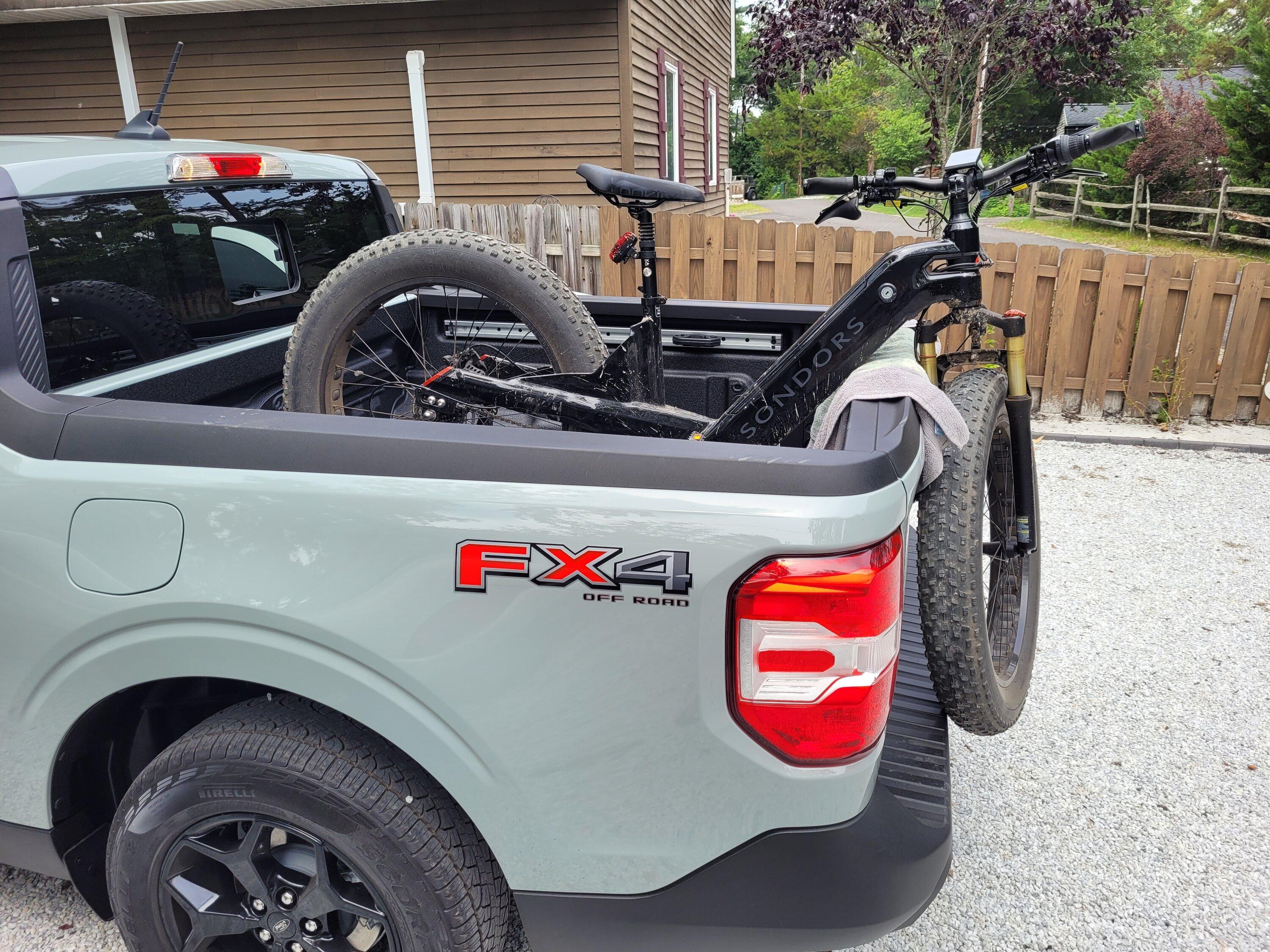 My way of carrying bike | MaverickTruckClub - 2022+ Ford Maverick ...