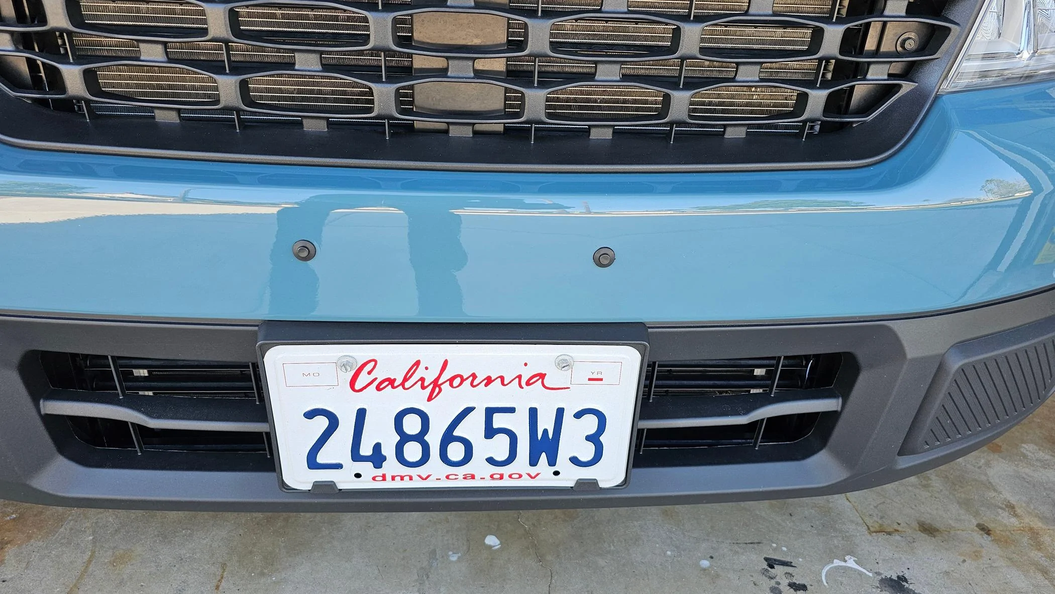 Front Tag Mount. | MaverickTruckClub - 2022+ Ford Maverick Pickup Forum ...