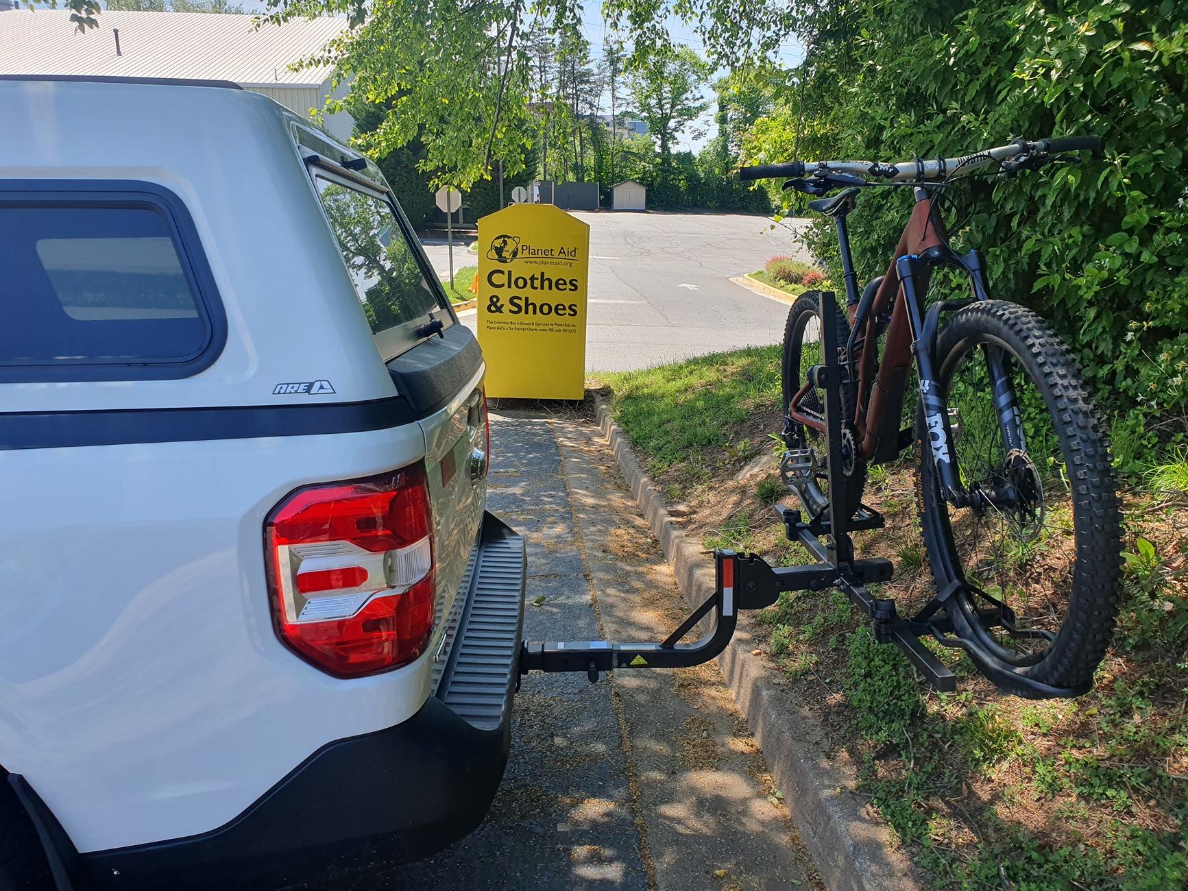 1UP Bike Rack w/ 4" extension to clear tailgate on my Maverick ...