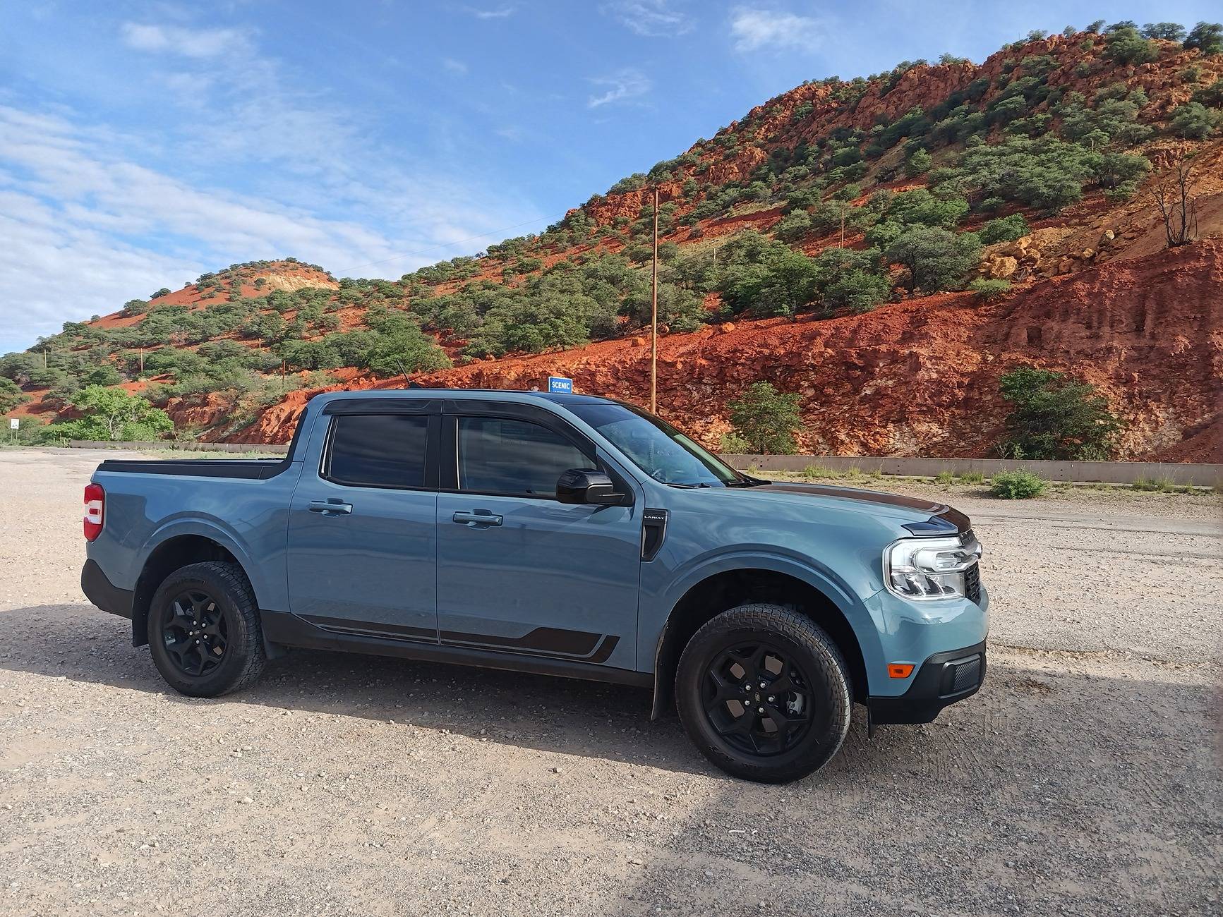 New wheels on my Maverick from a first edition lariat ...