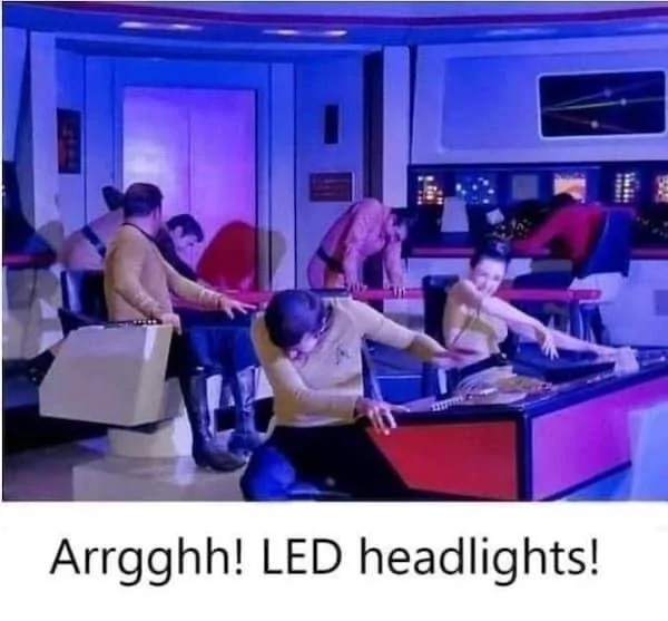 Are our headlights so bright that people are flashing us? I own a 2023 ...