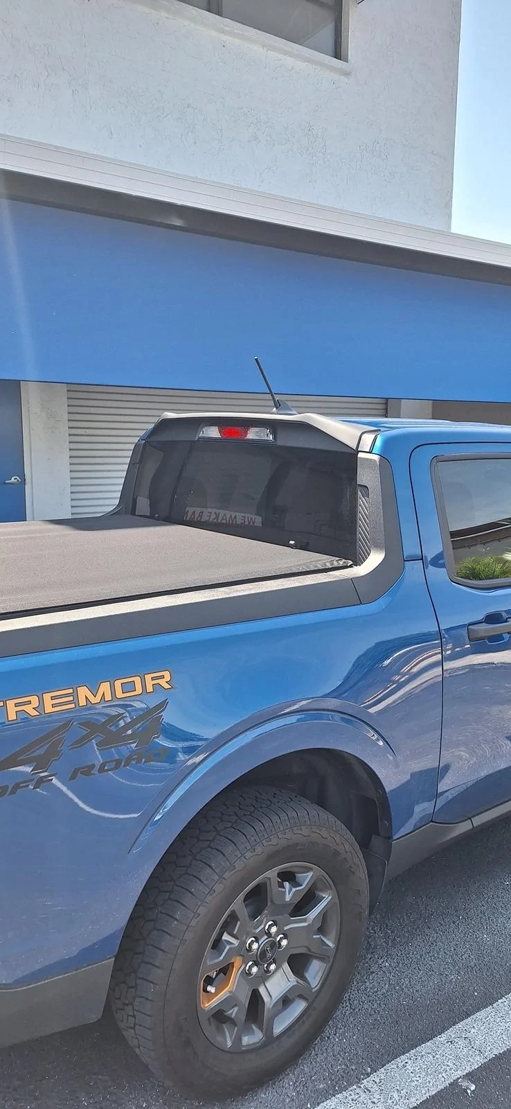 I finally got the SATIN BLACK REAR CAB SPOILER | MaverickTruckClub ...