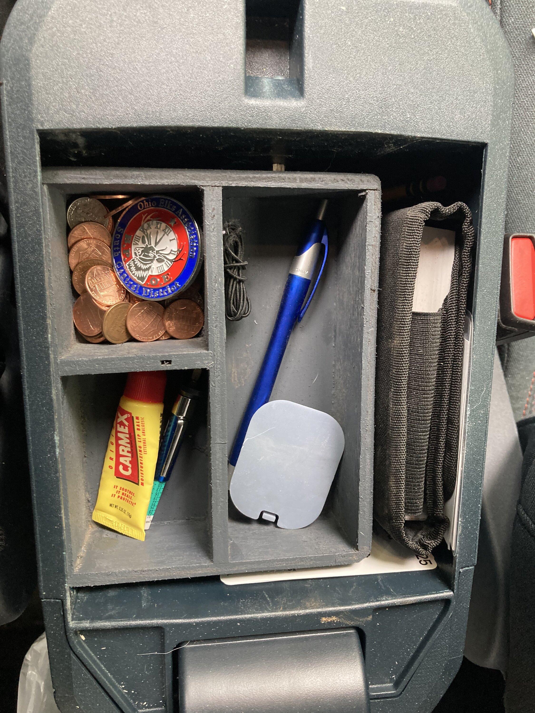Inexpensive center console storage | MaverickTruckClub - 2022+ Ford ...