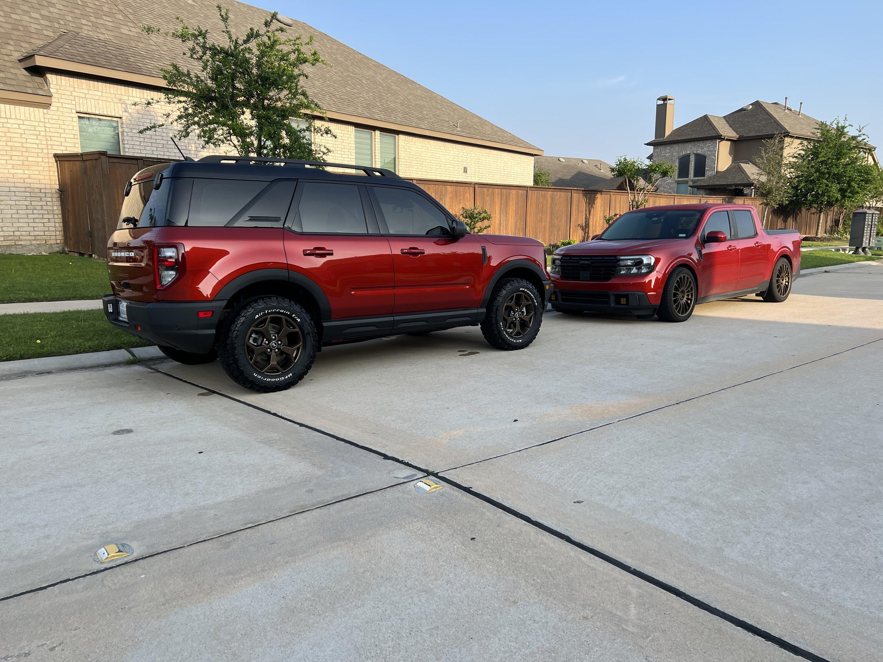 Bronze painted 'fx4' wheels, RTX ranch | MaverickTruckClub - 2022+ Ford ...