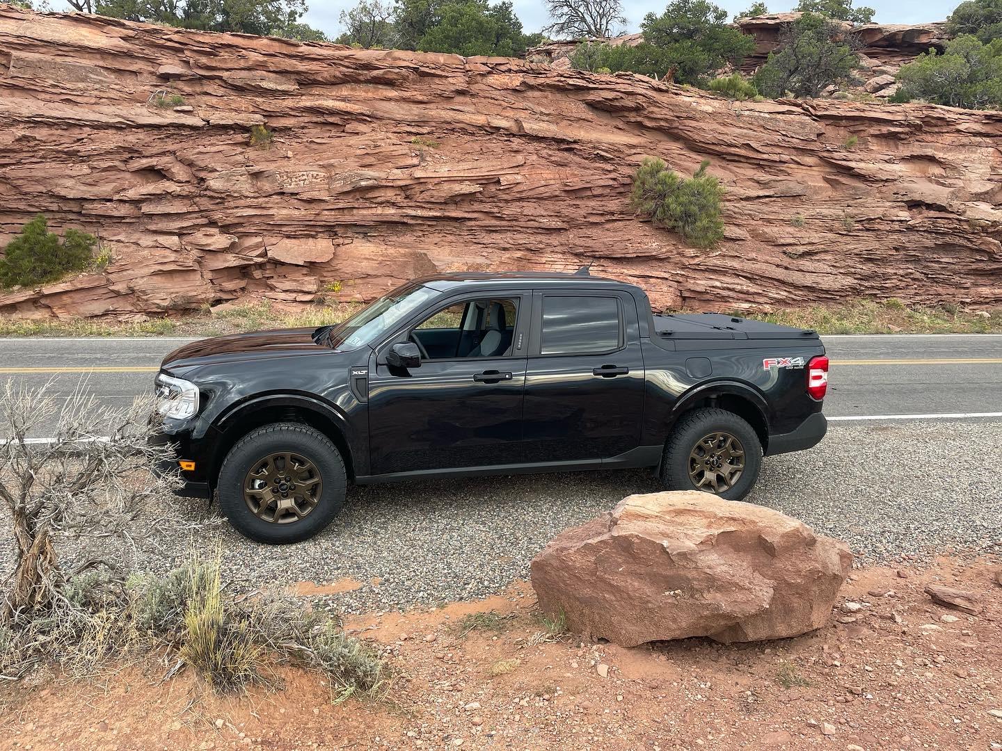 Bronze powdercoated factory OEM wheels [now with 2" lift kit & tires ...