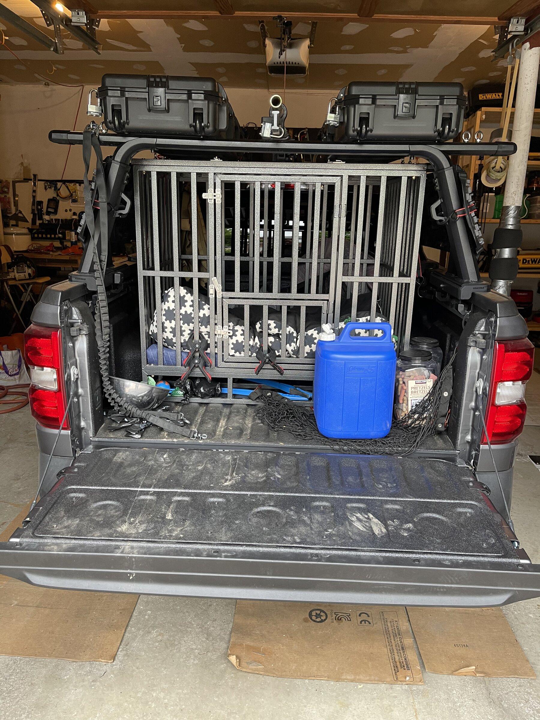 Dog kennels in the Maverick | MaverickTruckClub - 2022+ Ford Maverick ...