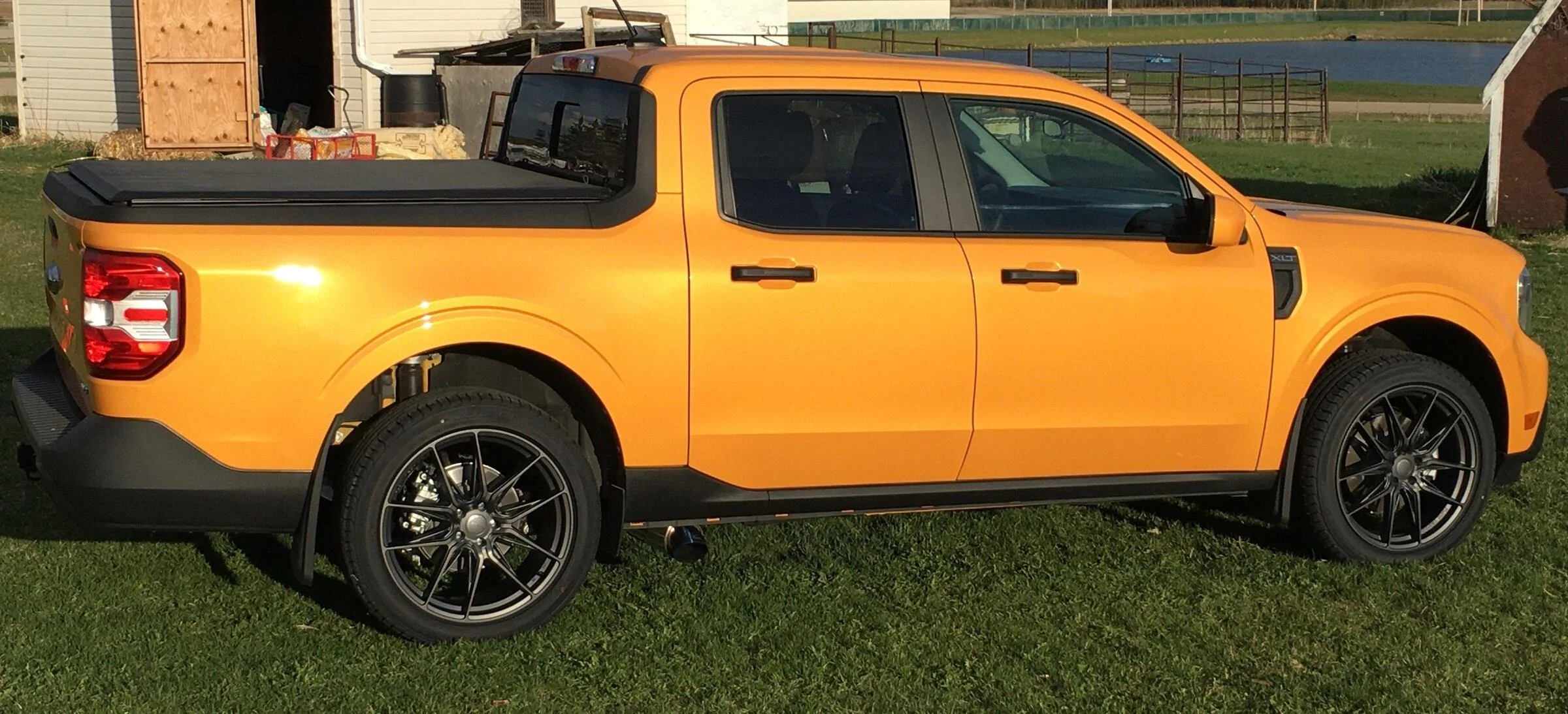 Cyber Orange "Marigold" Maverick build w/ side exit exhaust, CAI, 20 ...