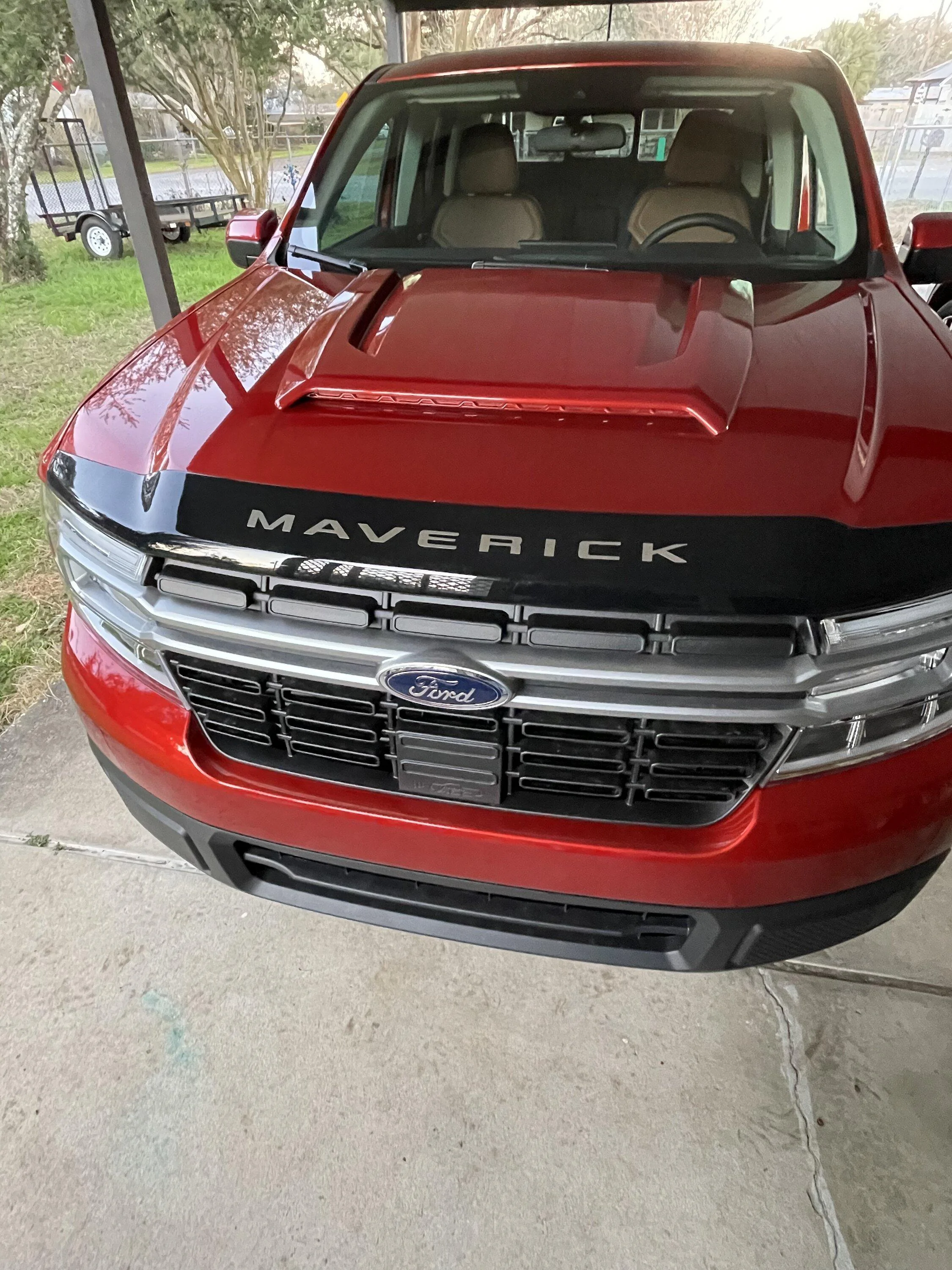 Cleared Coated my Hood Scoop | MaverickTruckClub - 2022+ Ford Maverick ...