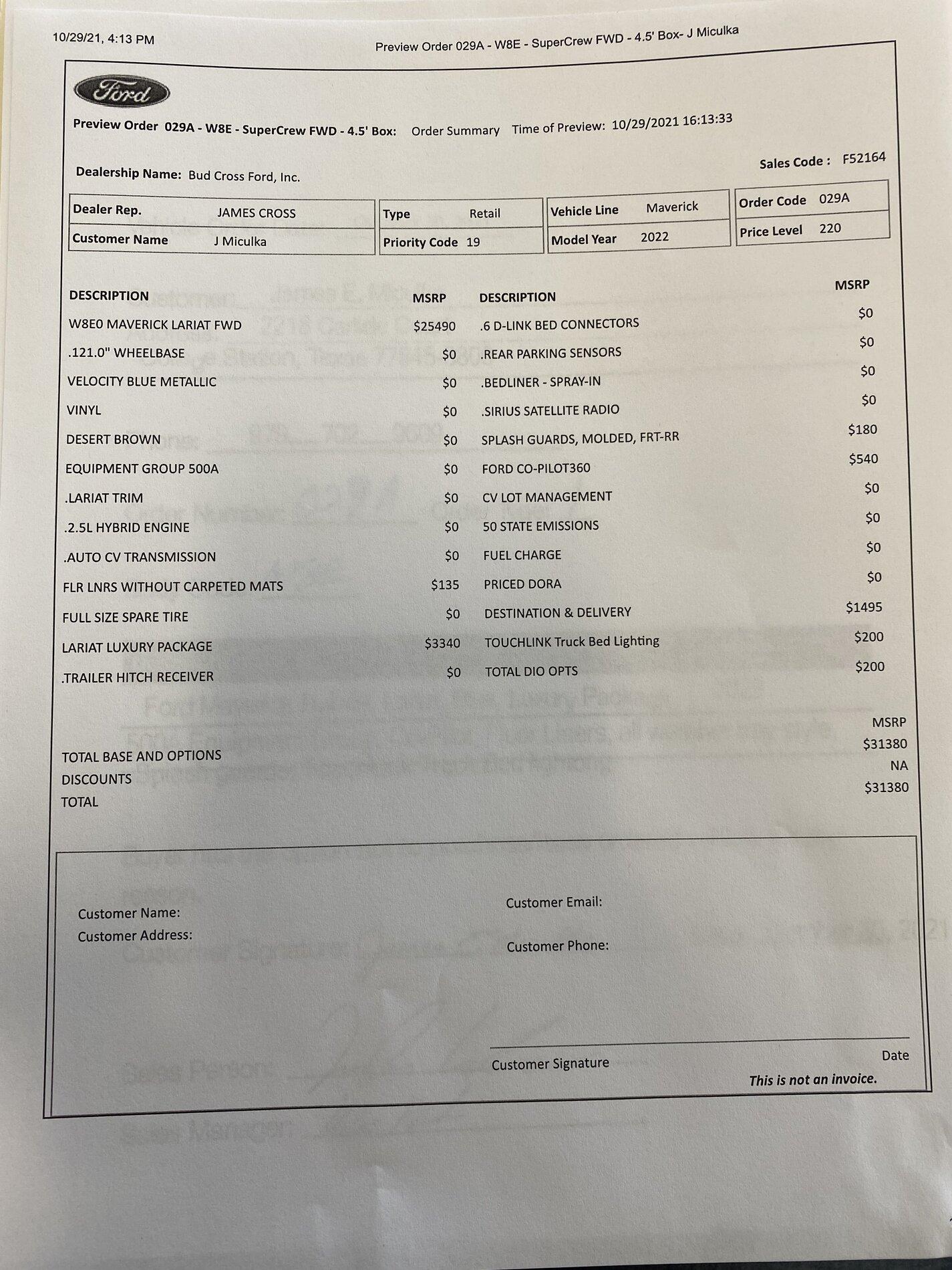 Ford Maverick Ordering & Scheduling Process — A Detailed Explanation ...