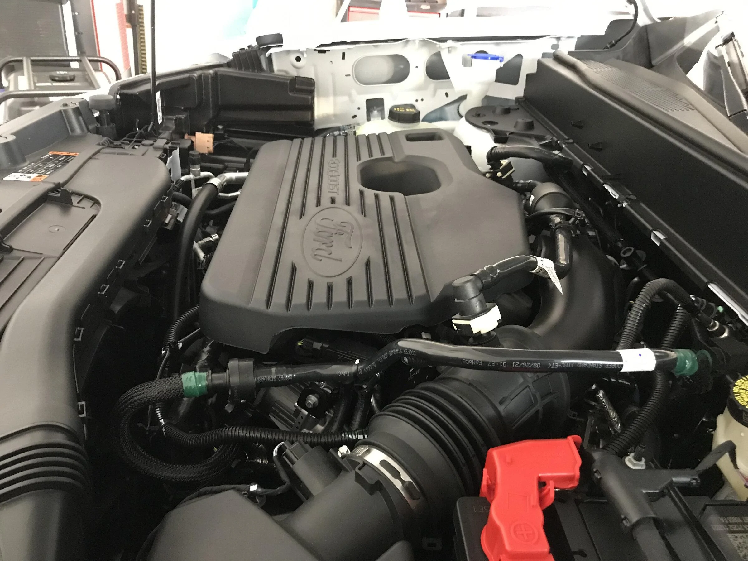 Engine Cover installed in 2.0L Ecoboost Maverick engine bay (From ...
