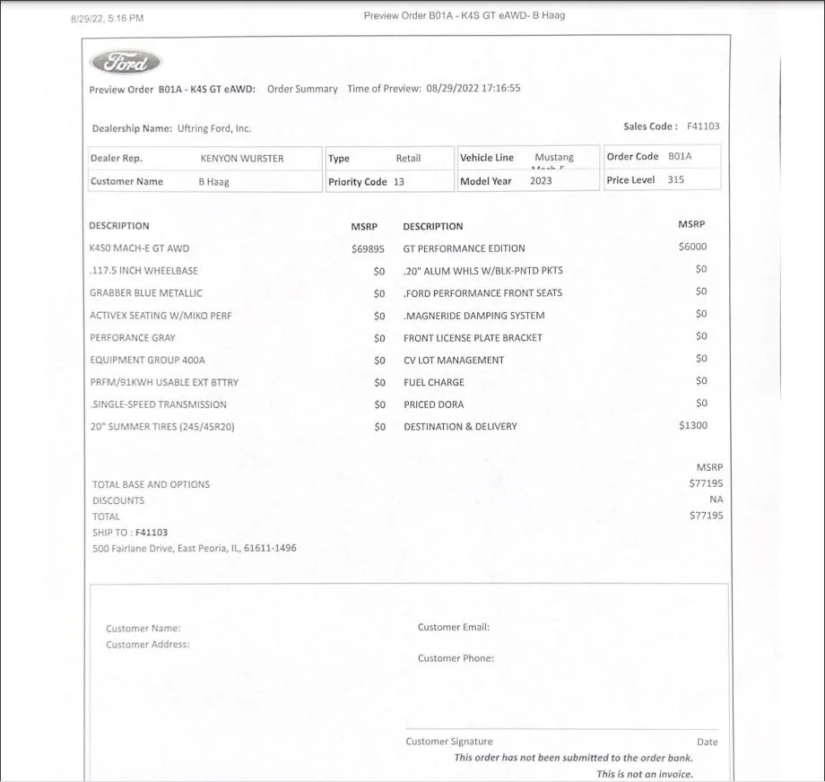 Order ID? | MaverickTruckClub - 2022+ Ford Maverick Pickup Forum, News ...