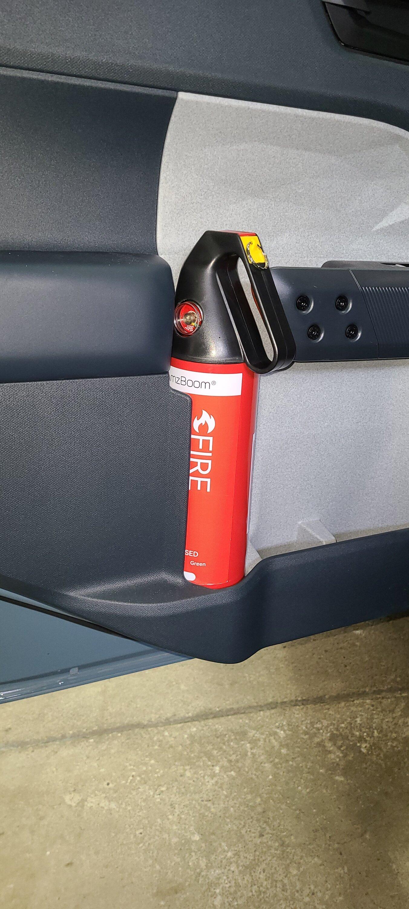 Fire extinguishers perfect fit for Maverick door's water bottle holder ...
