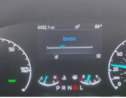 hybrid meter on the dashboard | MaverickTruckClub - 2022+ Ford Maverick ...