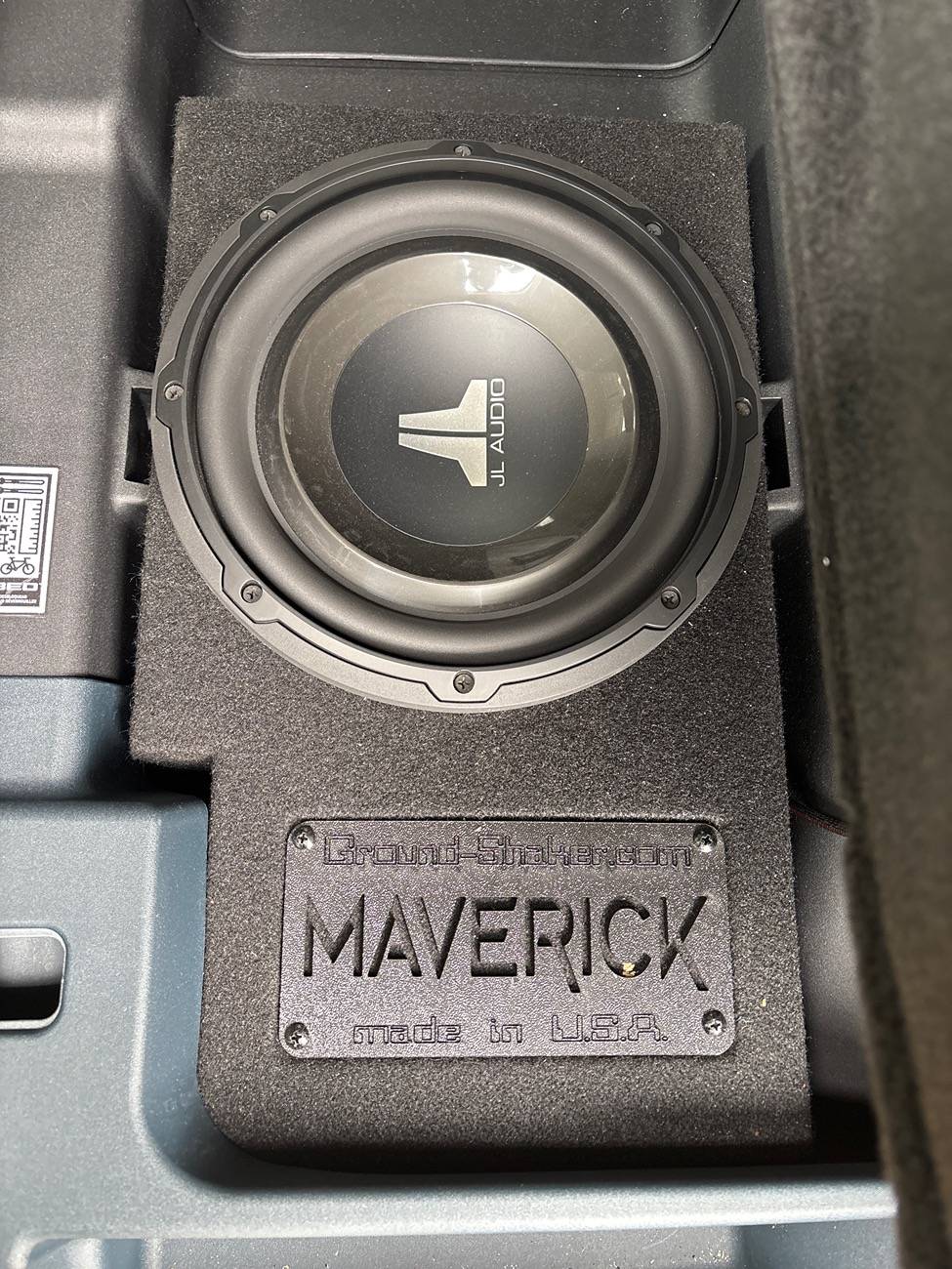 Under Back Seat Subwoofer Box Dimensions (XLT Eco) | MaverickTruckClub ...