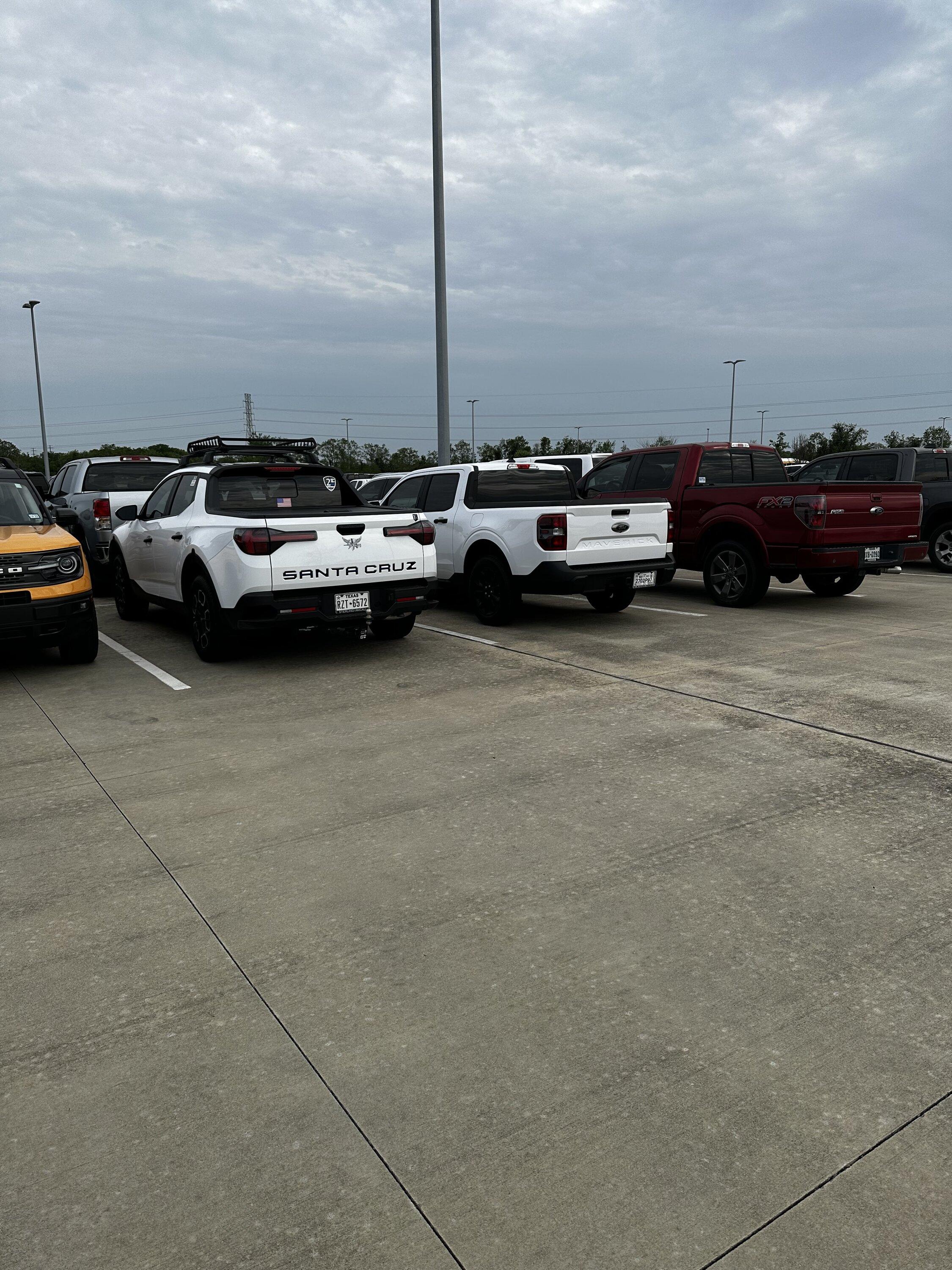 Maverick and Santa Cruz together photo | MaverickTruckClub - 2022+ Ford ...