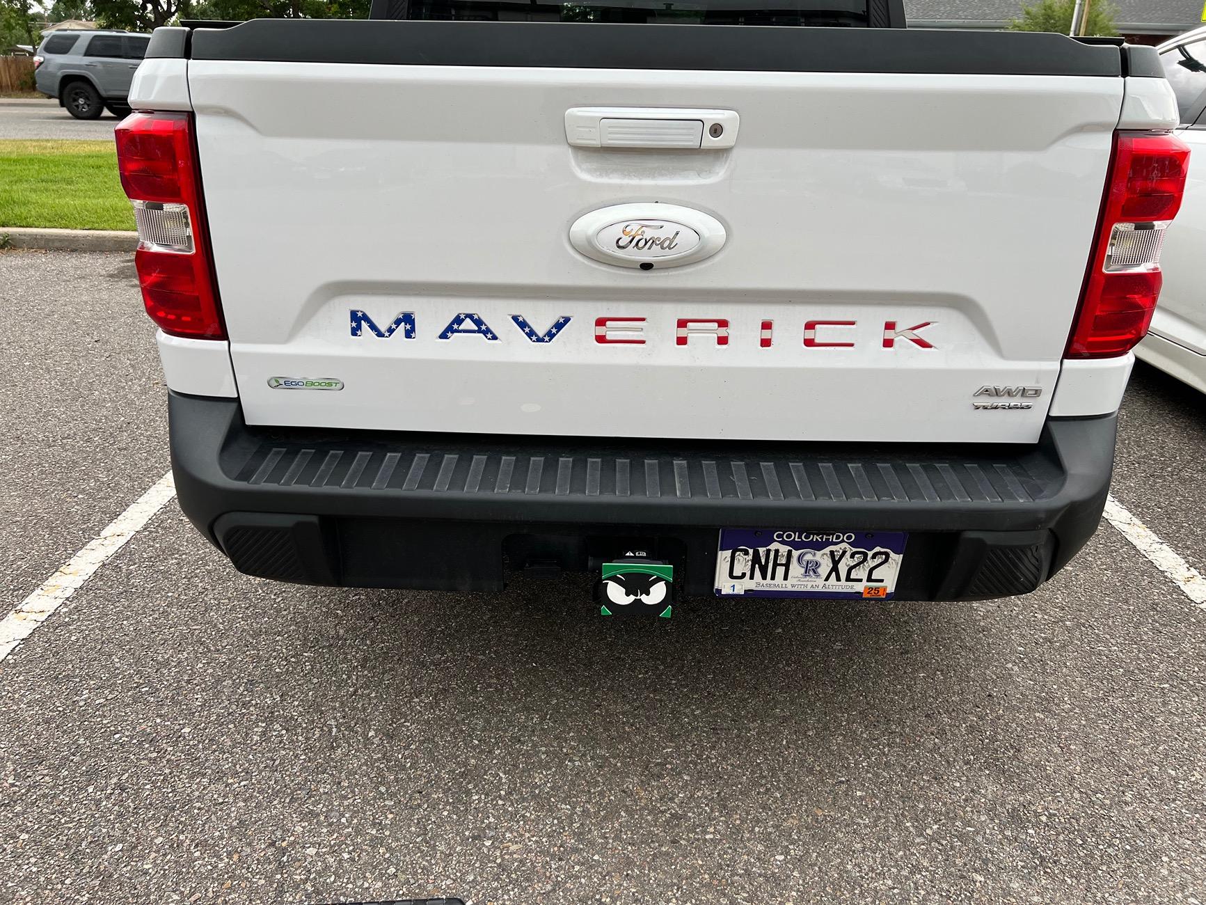 PTM'd my rear camera logo yesterday. | MaverickTruckClub - 2022+ Ford ...