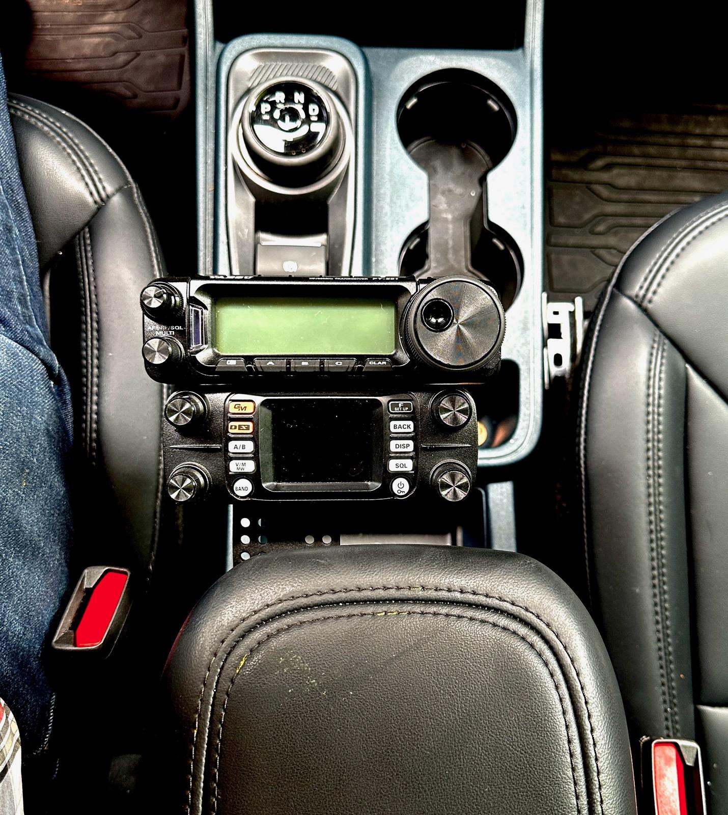 Ham radio set up | MaverickTruckClub - 2022+ Ford Maverick Pickup Forum ...