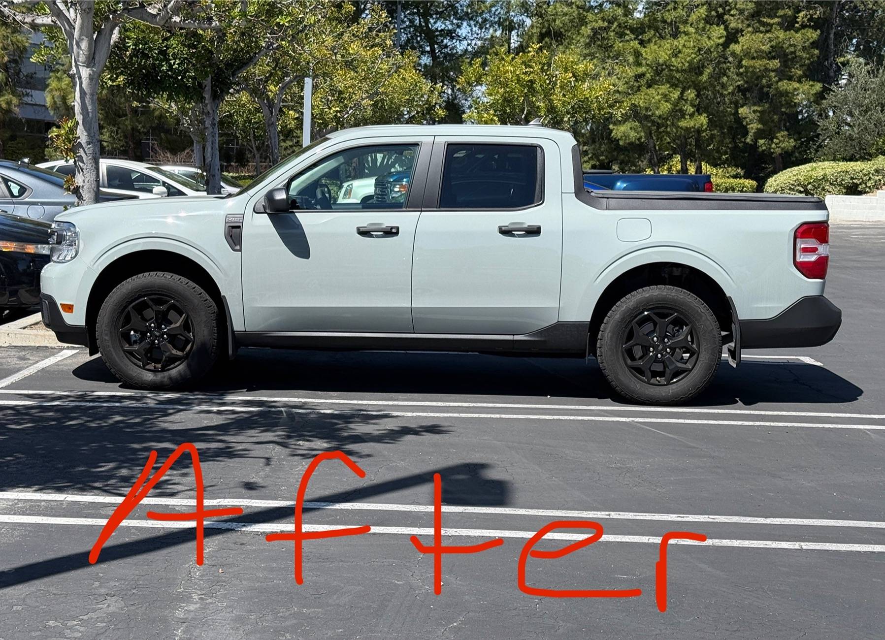 Installed Zone Offroad leveling kit | MaverickTruckClub - 2022+ Ford ...
