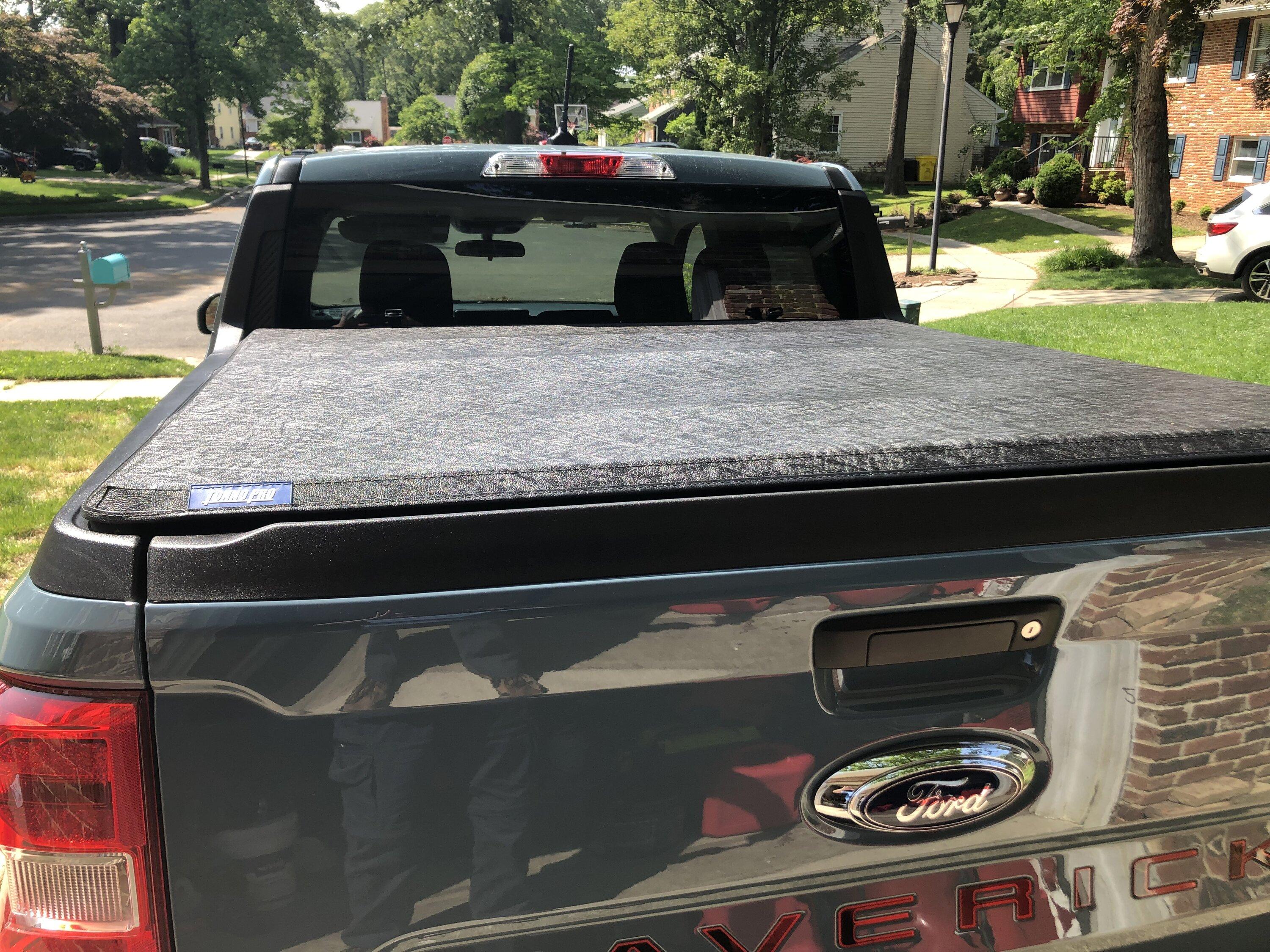 Installed new trifold cover from RealTruck | MaverickTruckClub - 2022 ...