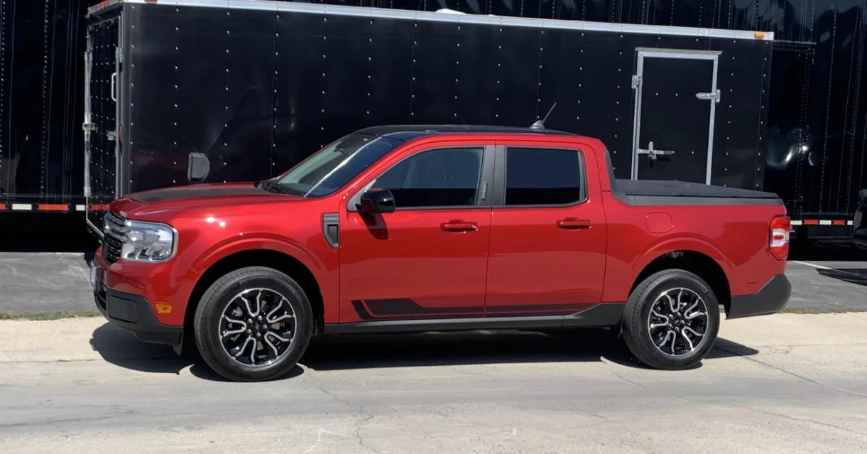My Rapid Red First Edition Lariat Hybrid | MaverickTruckClub - 2022 ...