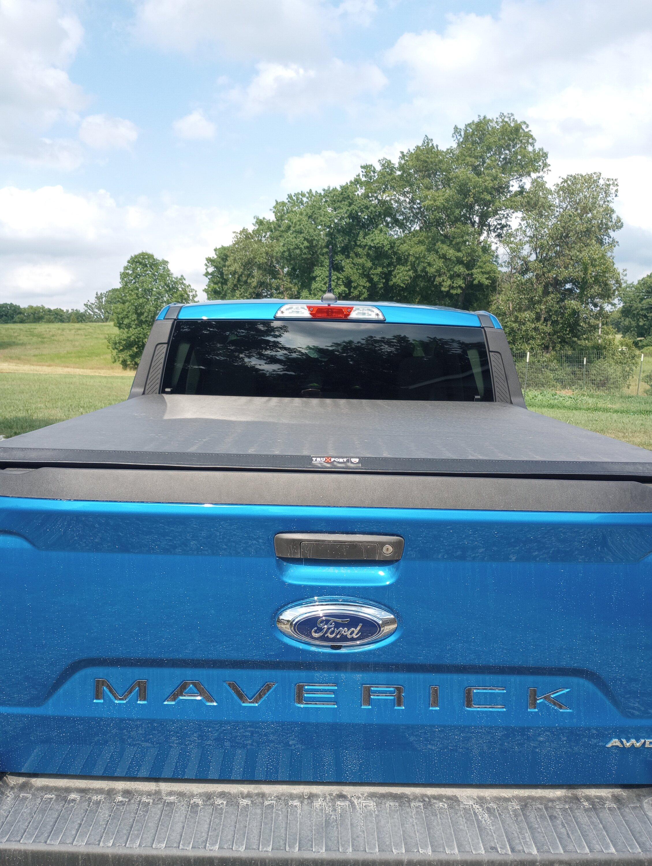 Tailgate Lettering- Black or Chrome? (Velocity Blue Paint ...