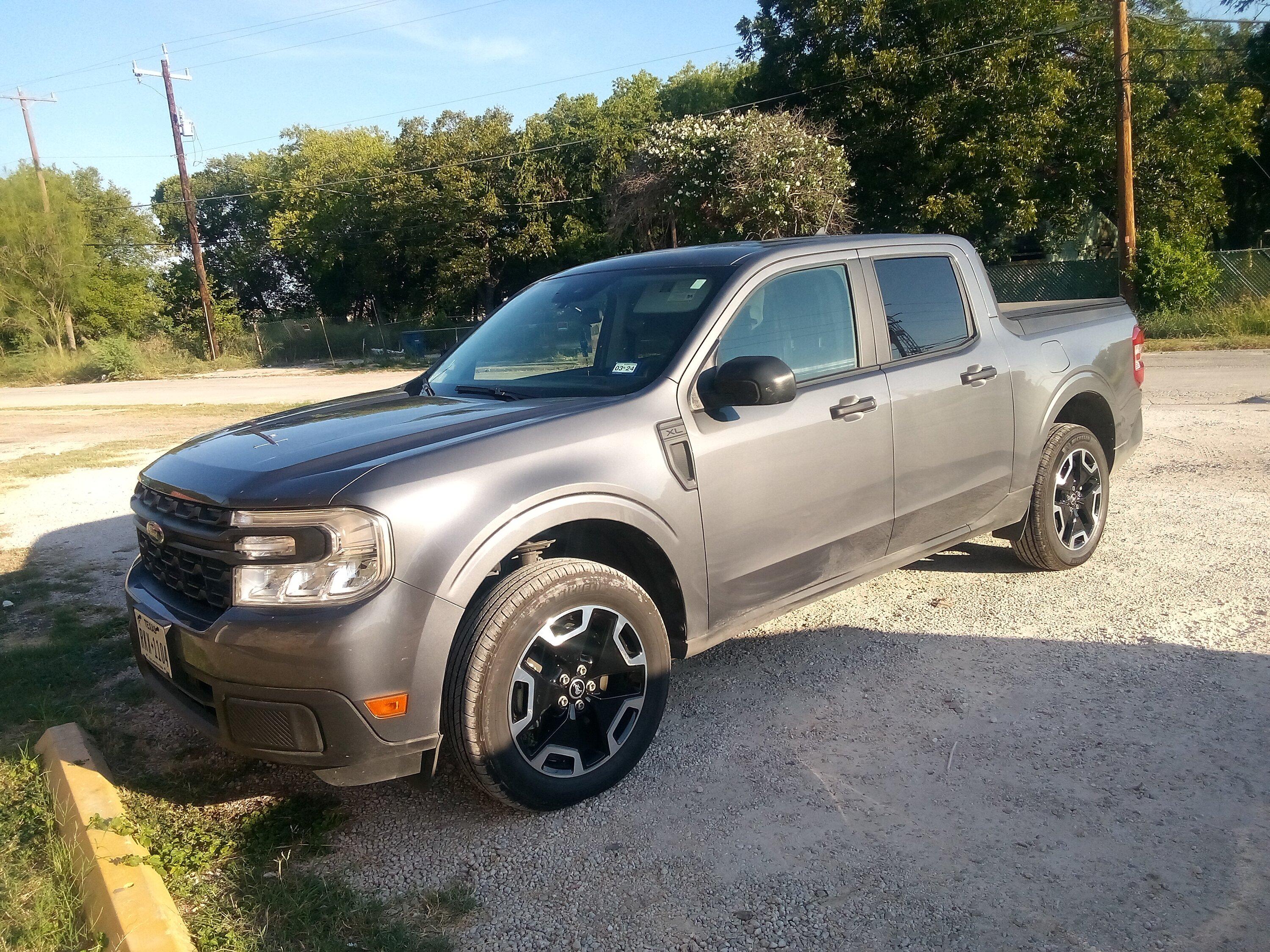 Just got some ford bronco sport wheels and tires for my maverick ...