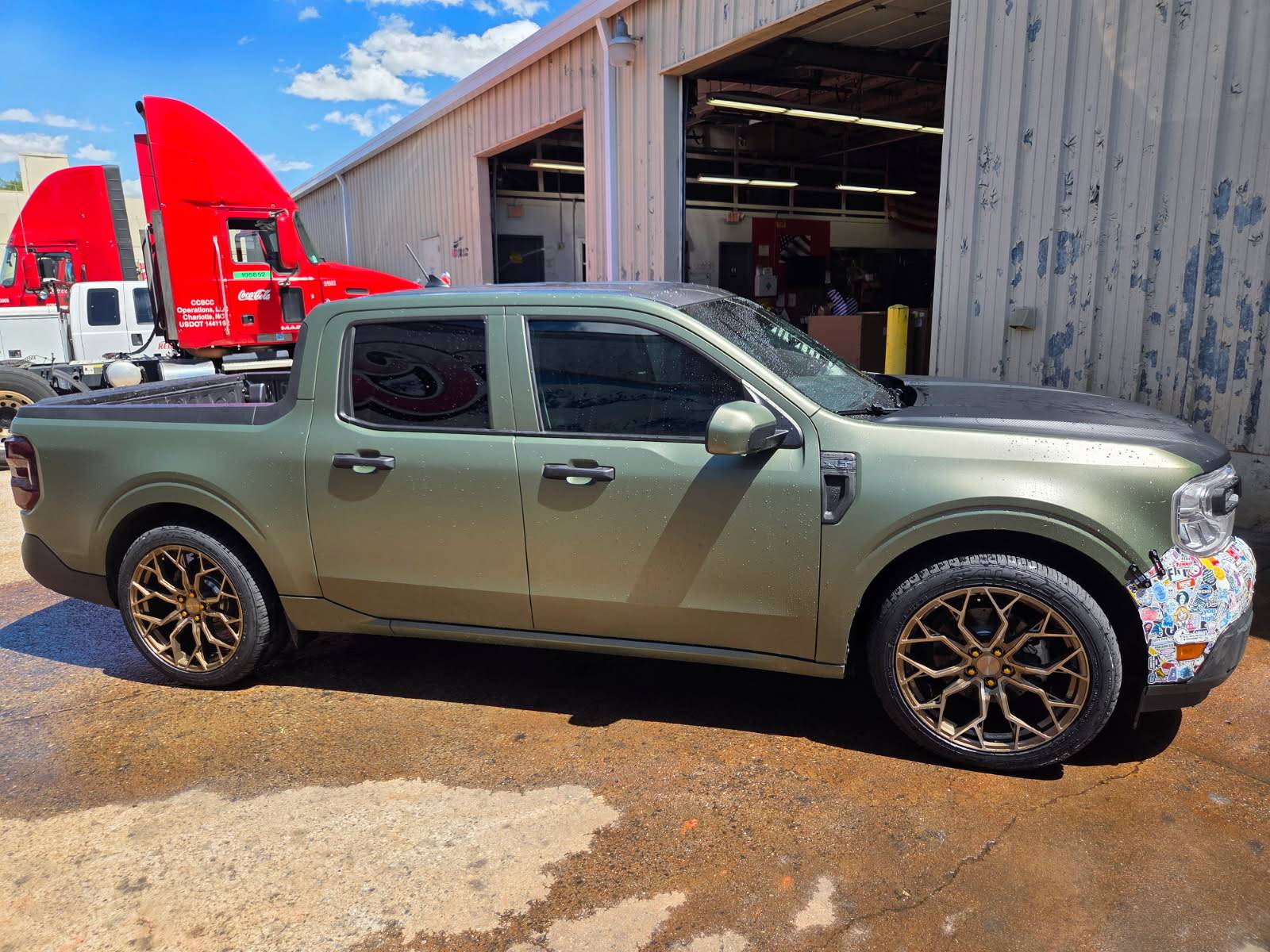 2.3 engine swap, methanol injection, wrap and new rims ...