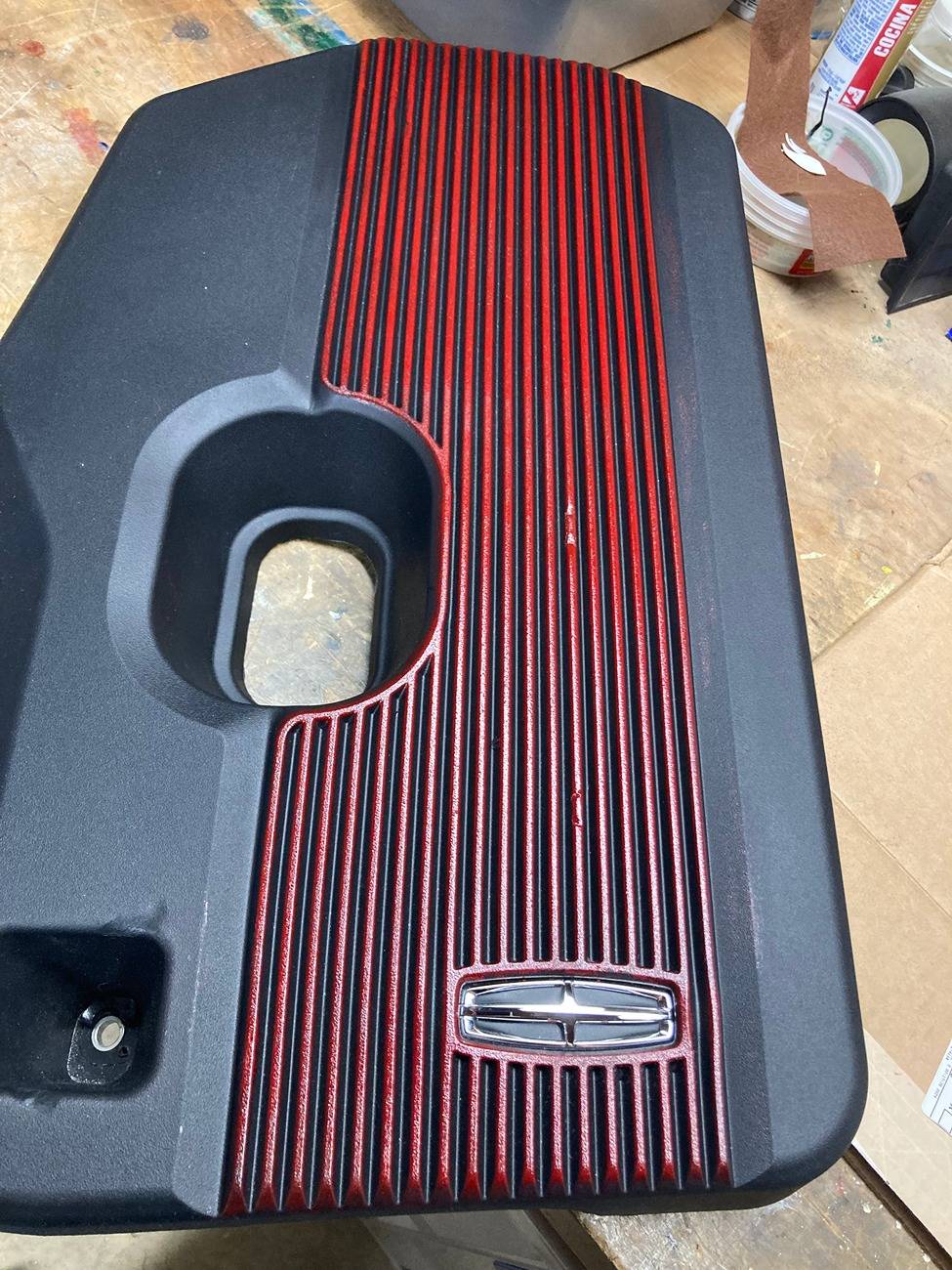 Installed Lincoln engine cover on 2022 Maverick | MaverickTruckClub ...