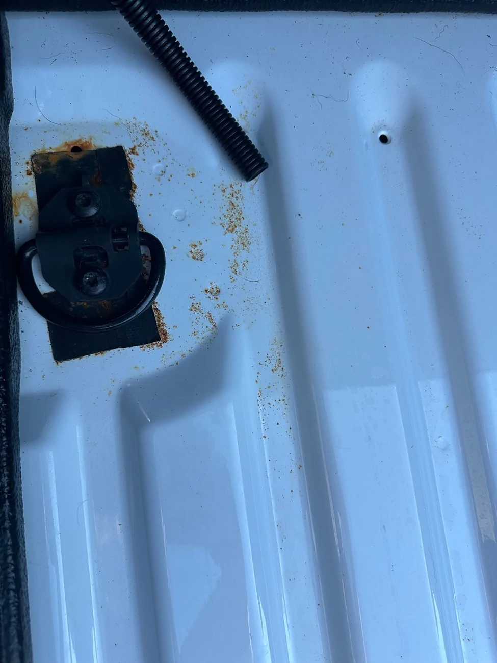 Rust on / around bed tie downs | MaverickTruckClub - 2022+ Ford ...