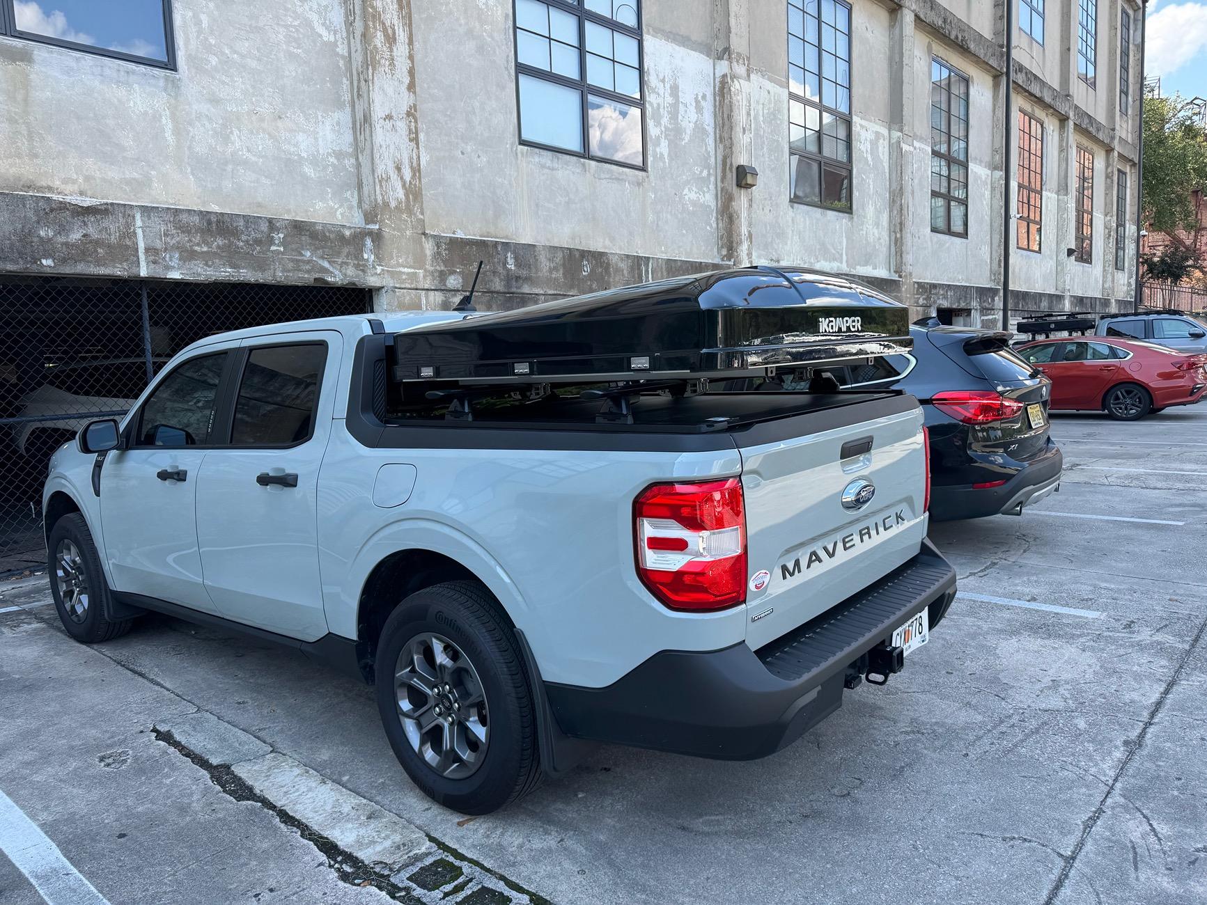 iKamper Mini RTT rooftop tent fits my Maverick perfectly ...