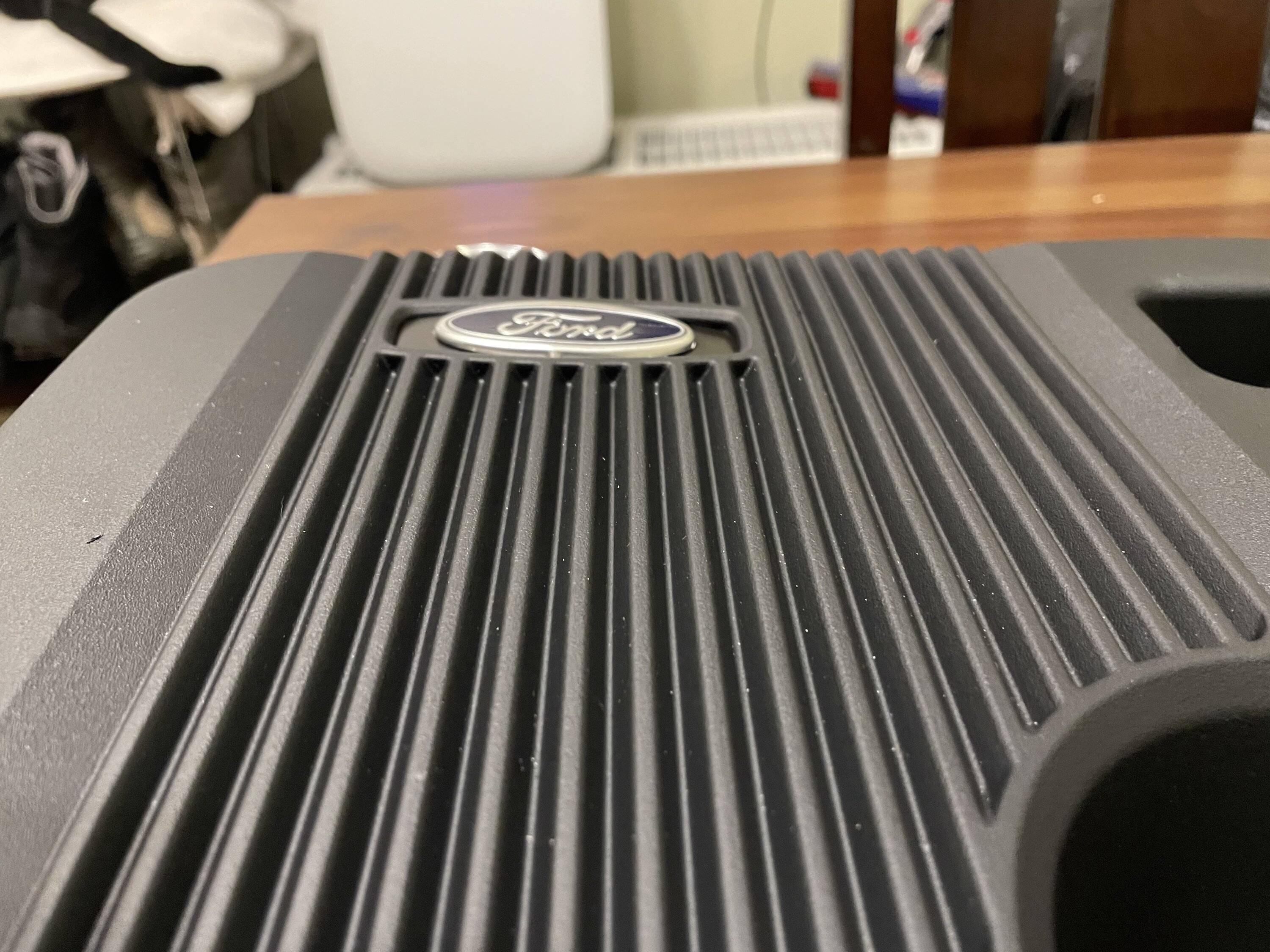 Re-badged Lincoln Engine Cover | MaverickTruckClub - 2022+ Ford ...