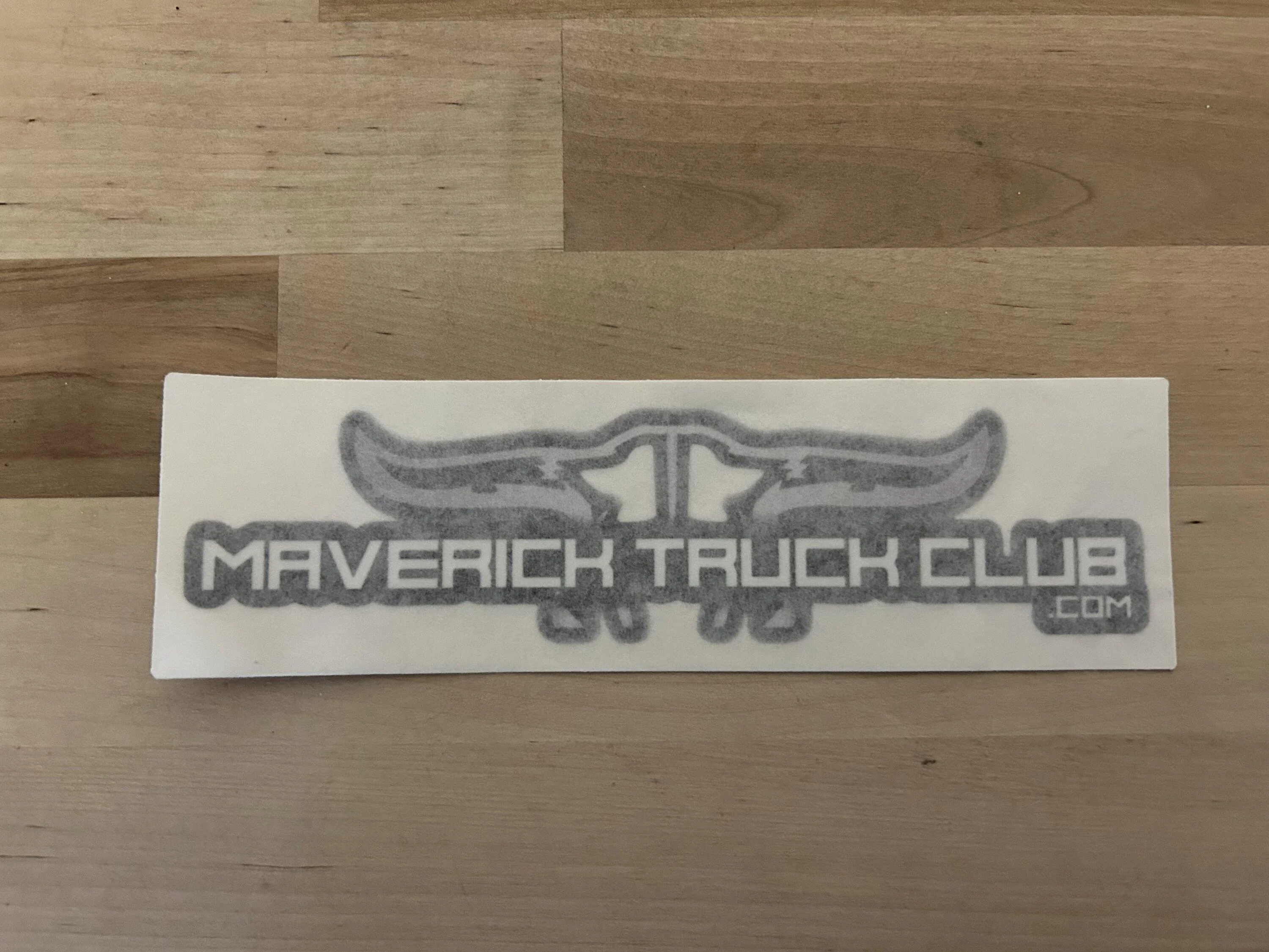 Representing our ever growing community... Maverick Truck Club sticker ...
