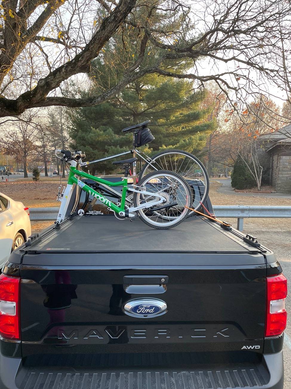 New bike racking solution with rolling tonneau | MaverickTruckClub ...