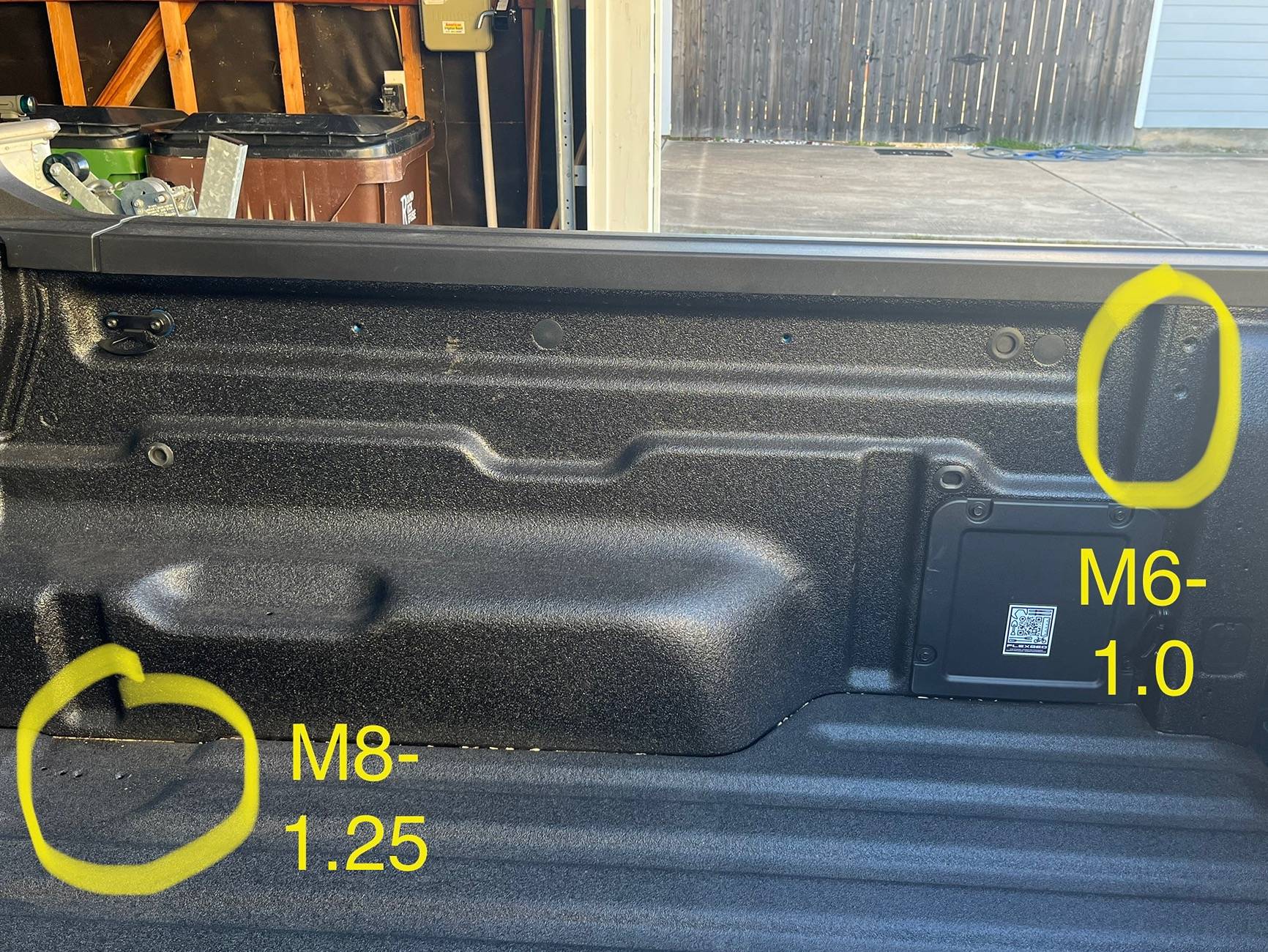 Adding Bed Tie-Downs to 2025 XL -- DIY Instructions Writeup ...