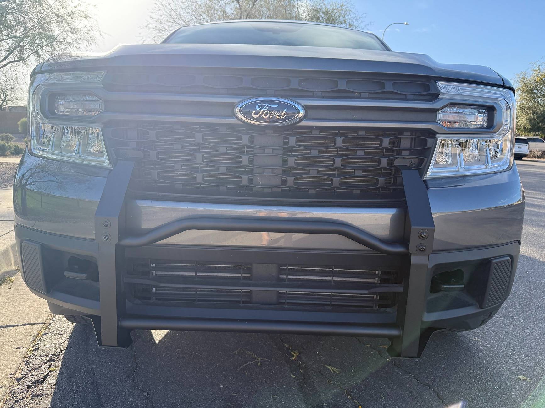 Bull Bar Installed | MaverickTruckClub - 2022+ Ford Maverick Pickup ...